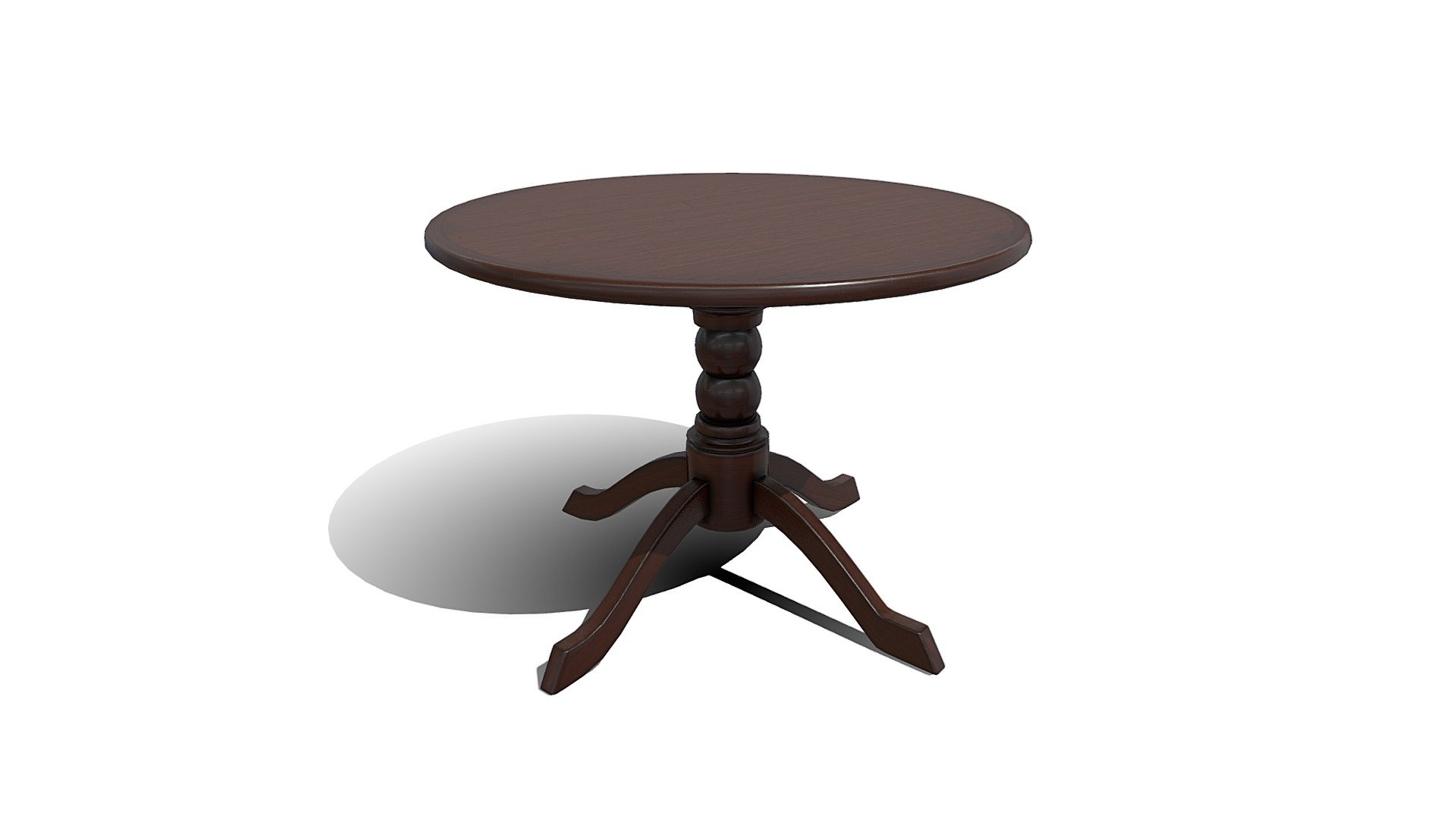Round Wooden Table 01 4k - Download Free 3D model by mohamedhussien ...