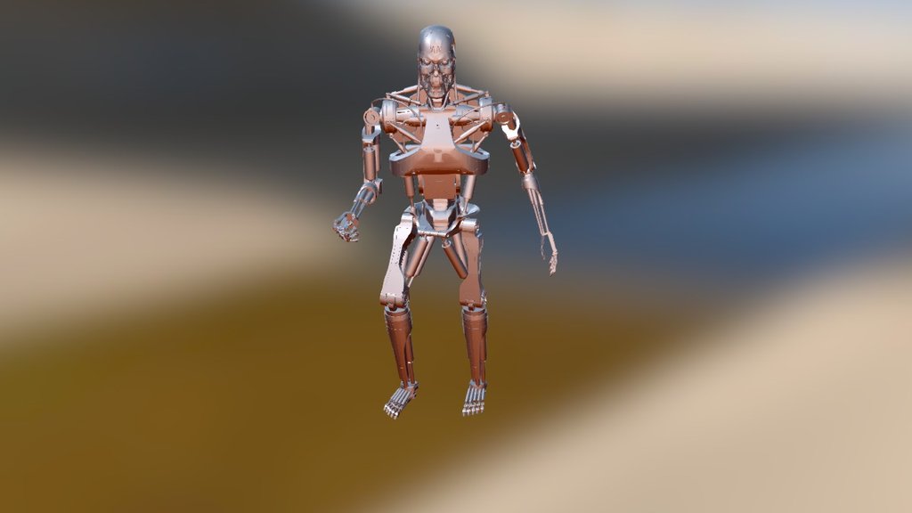 Terminator - 3D model by negrutraian [29f6b48] - Sketchfab