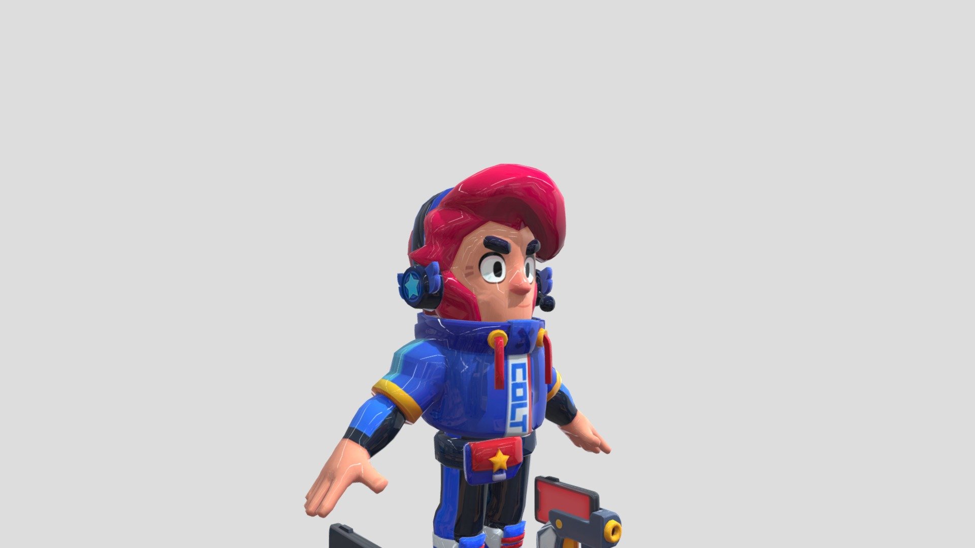 colt_player_geo - Download Free 3D model by Mourad 3d (@mouradouchen11 ...