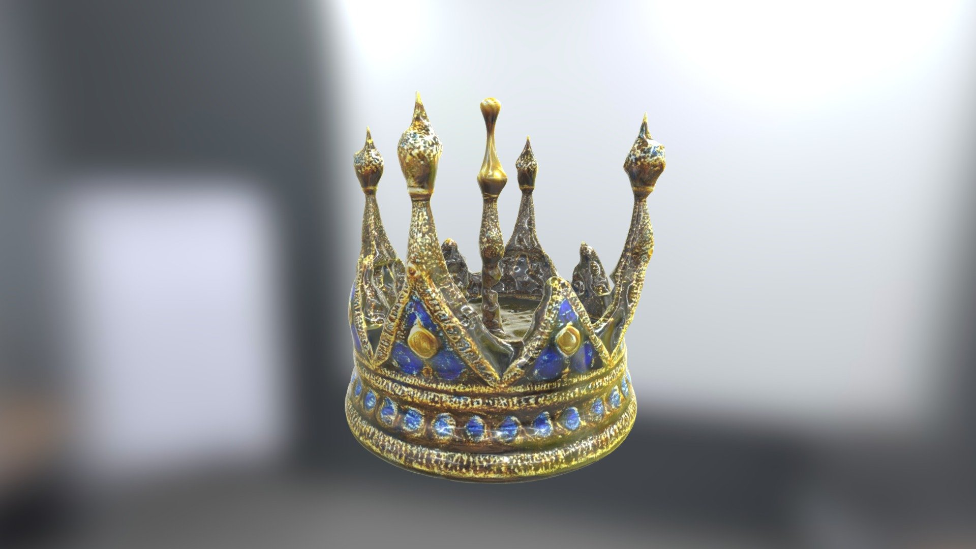 Crown - Download Free 3D model by urbanmasque [29f80f8] - Sketchfab