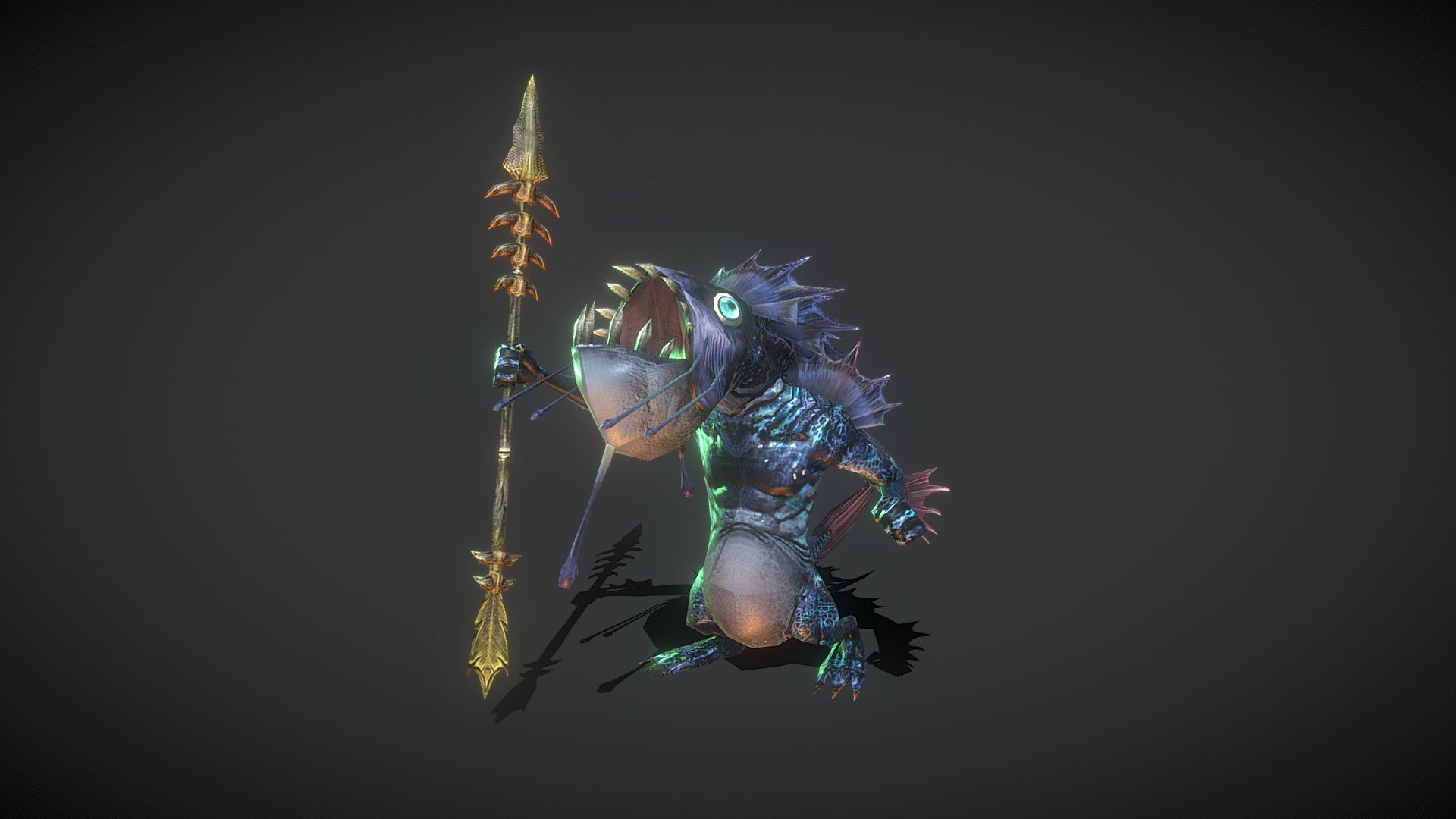 Deep One C - 3D model by Tokiyoshi Takaya (@takayatokiyoshi) [29f812f ...