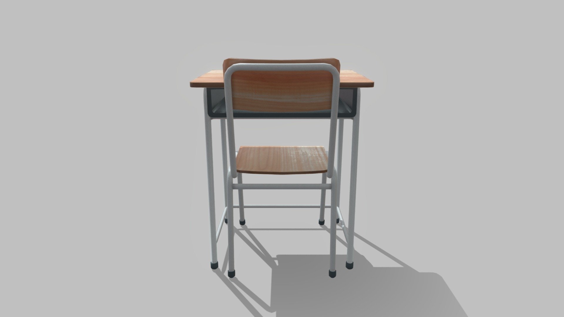 School_Table_Chair - 3D model by devmate_ [29f9c84] - Sketchfab