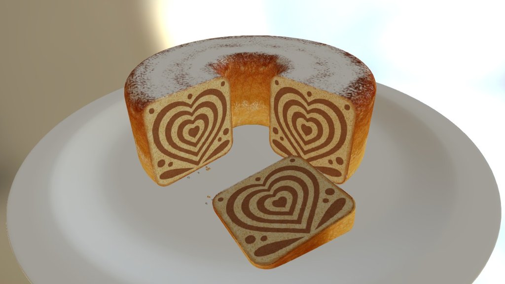 3D Printed Slovenian Potica Cake (Concept) - 3D model by Kaja Antlej ...