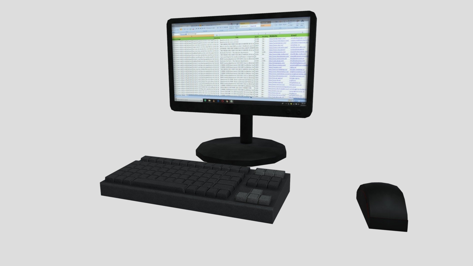 Desktop PC - Low Poly / Game Ready - Download Free 3D model by ...