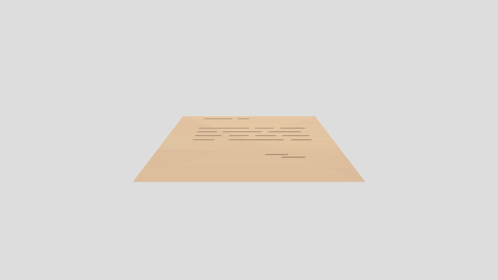 Letter - Download Free 3D model by 3dmodelsrus [29fe694] - Sketchfab