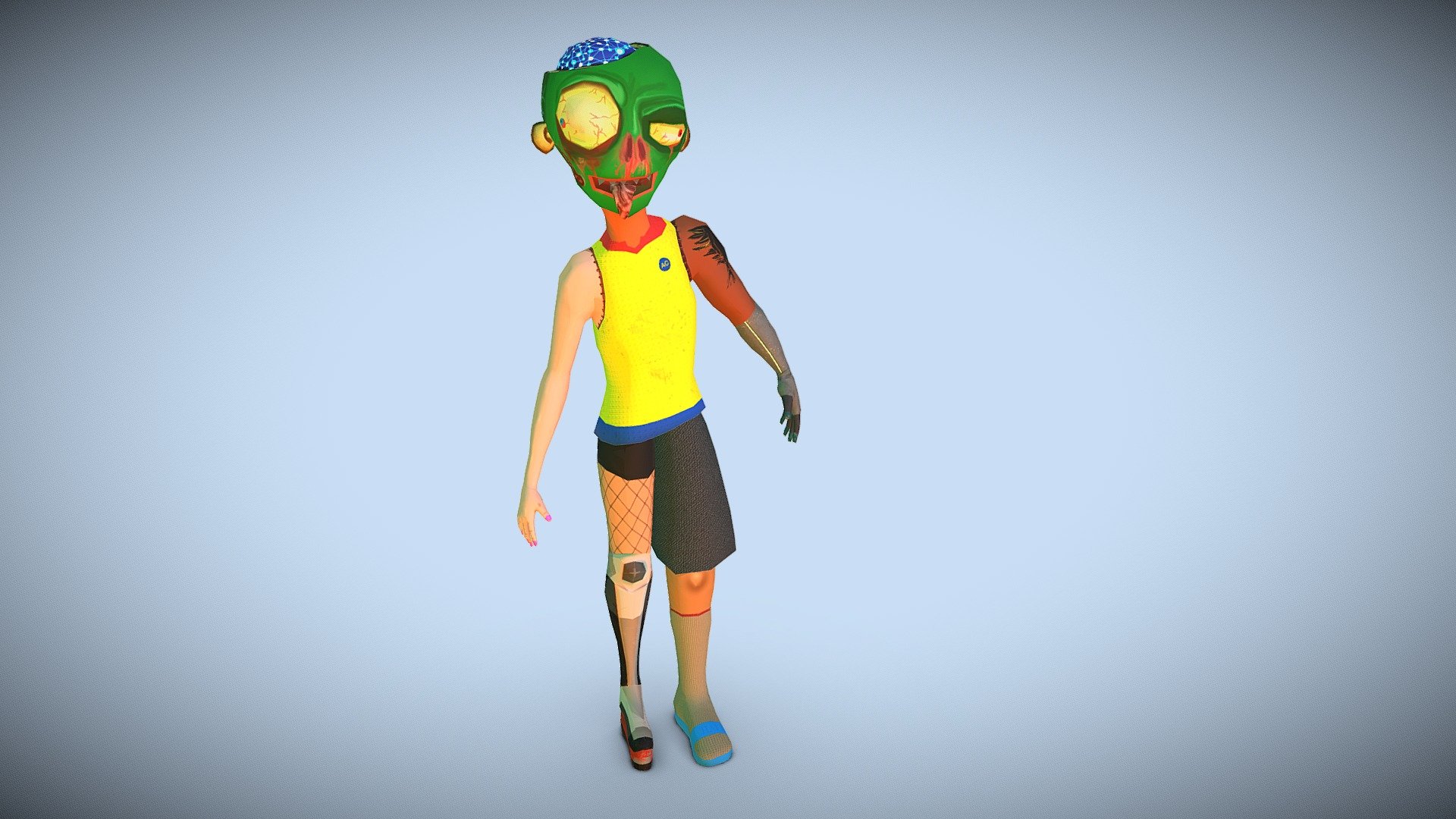Zombie - 3D model by Lluvya [29fe96a] - Sketchfab