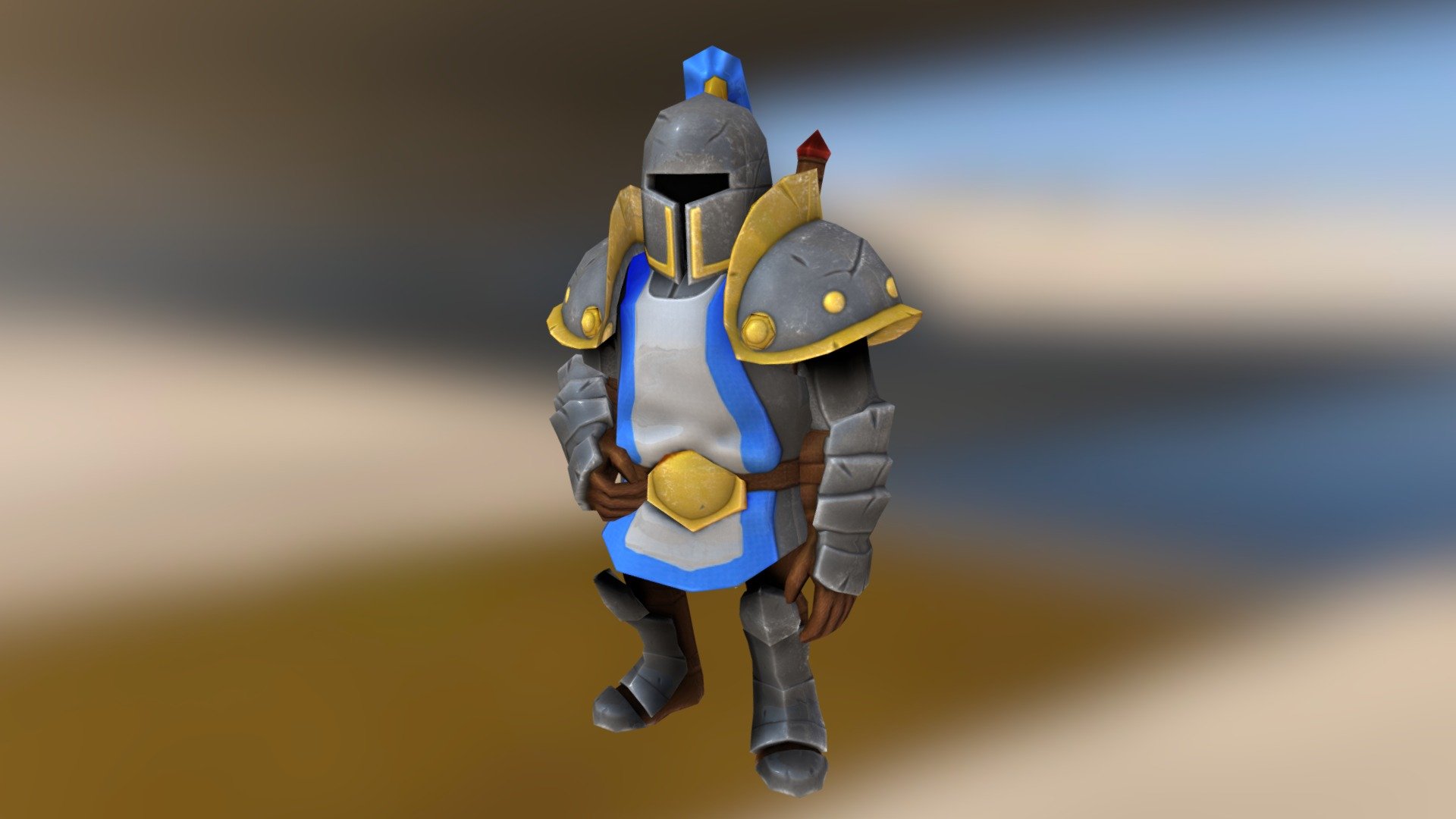 Knight - 3D model by arkideit [2VWGTNK] - Sketchfab