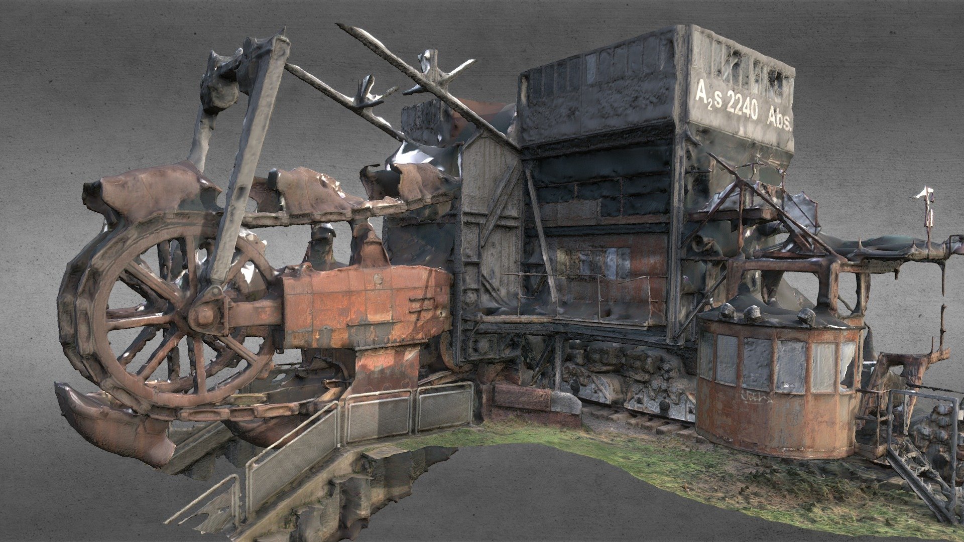 Industrial Mining Machine [3x8K] - Buy Royalty Free 3D model by ...