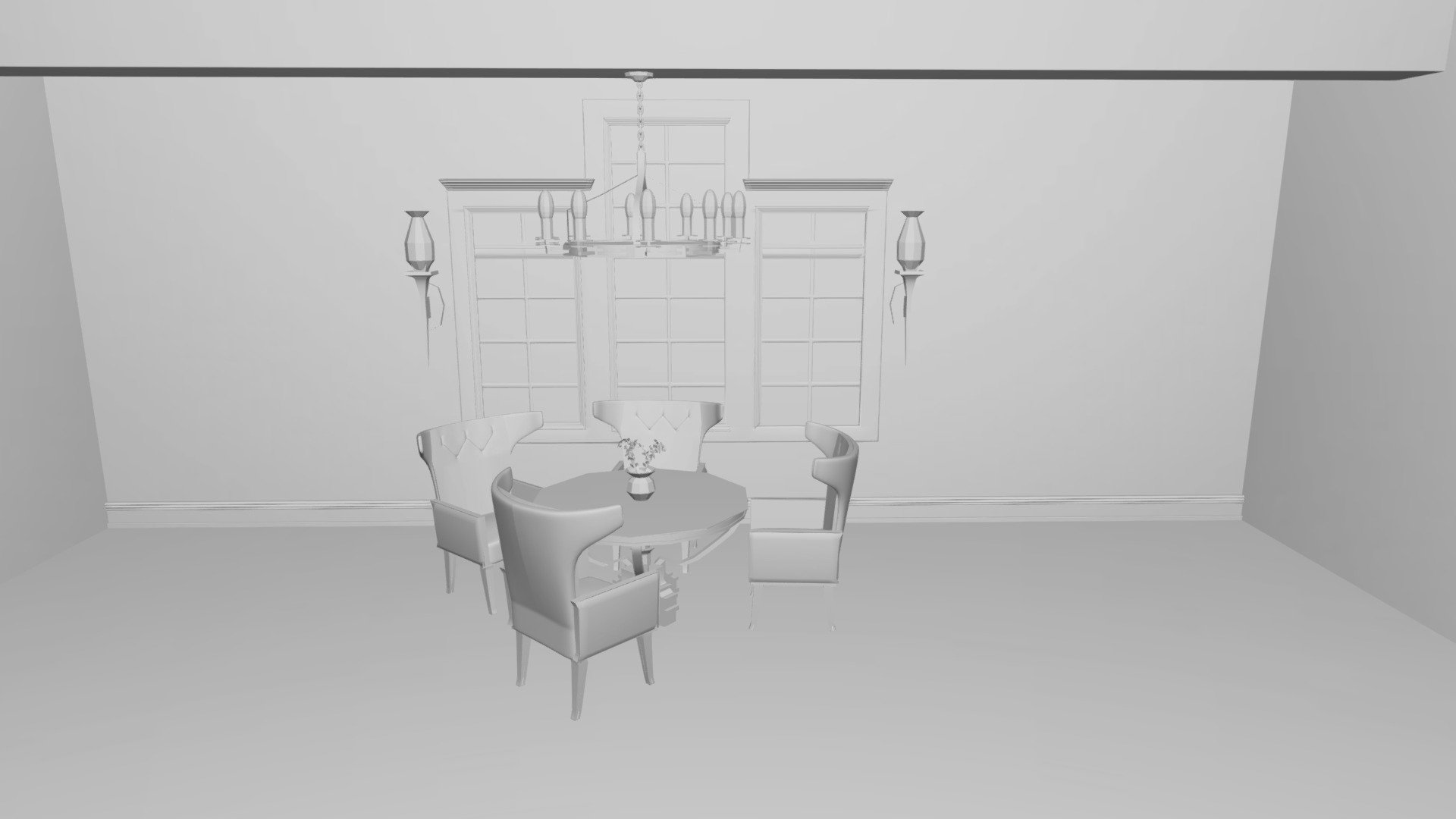 3D modern Room - 3D model by ikobari [2a006c6] - Sketchfab