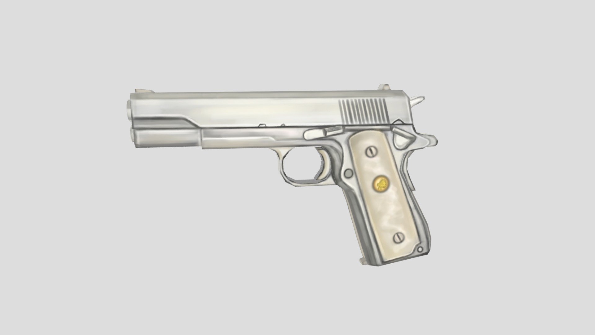 Auto-Ordnance M1911A1 (Pulp Fiction) - 3D model by BRITA74 [2a00ea2 ...
