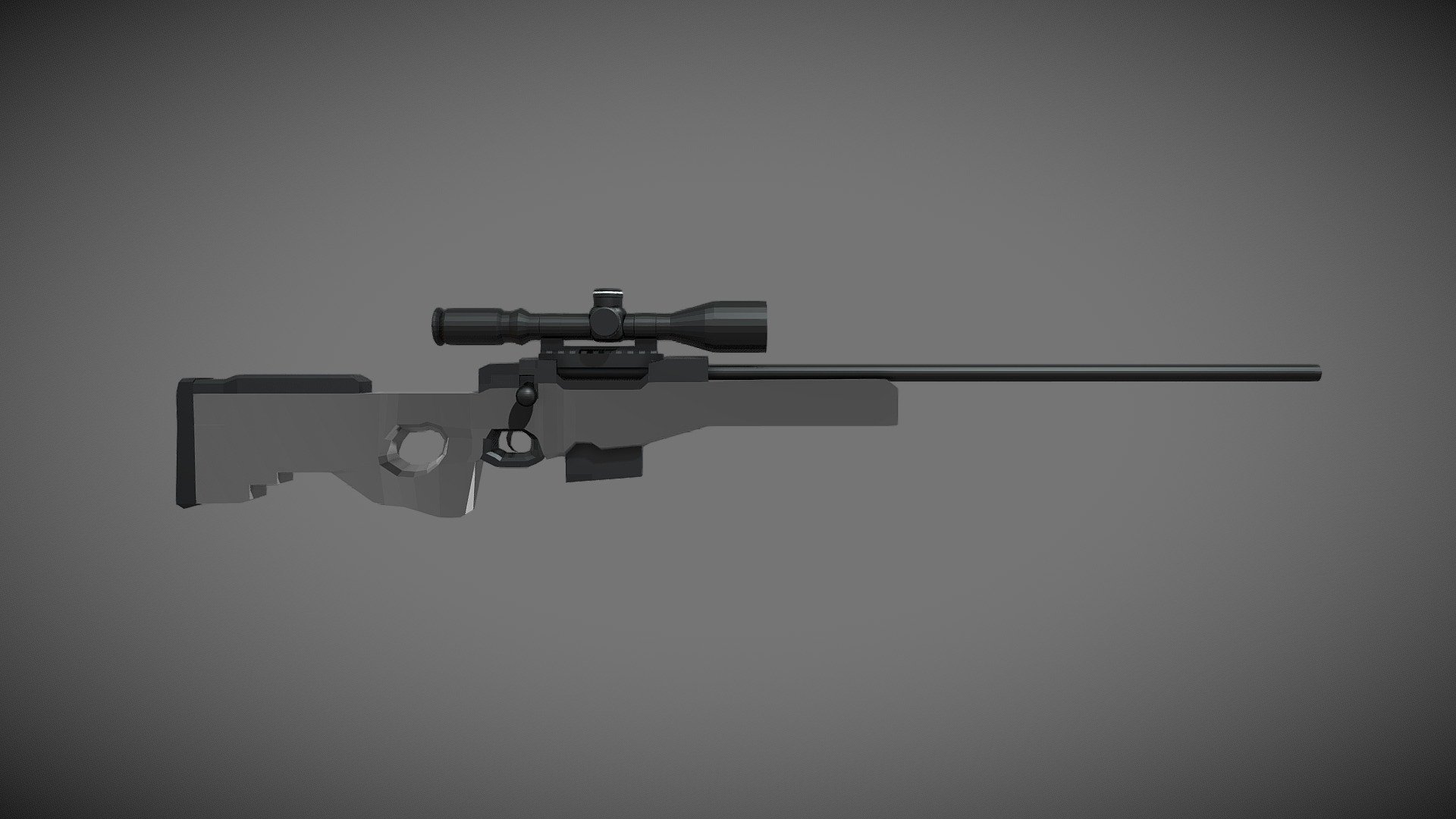 SniperModel |AWM|AWP|Low Poly|Beginner|Blender3D - Download Free 3D model by RookieArts [2a01596 ...