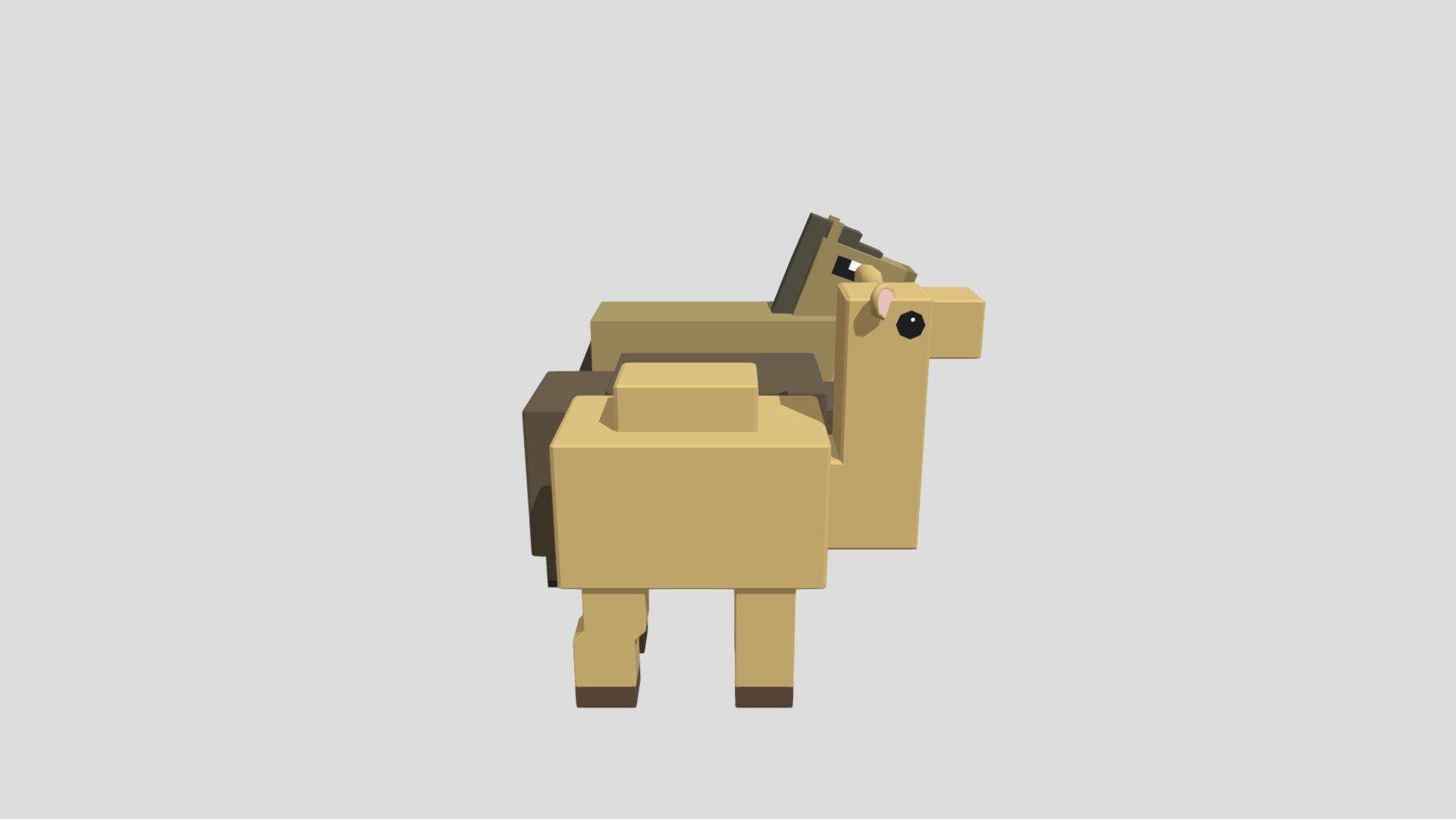 Blocky wild animals - 3D model by streamsyt011 [2a0263c] - Sketchfab