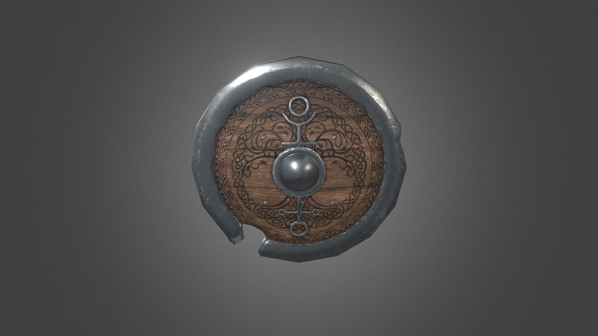 Pagan_Shield - 3D model by SteD (@SteD_Art) [2a0298a] - Sketchfab