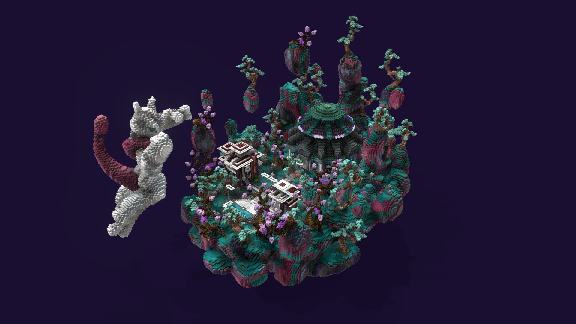 Psychic Pixelmon Gym - 3D model by BreadBuilds [2a03076] - Sketchfab
