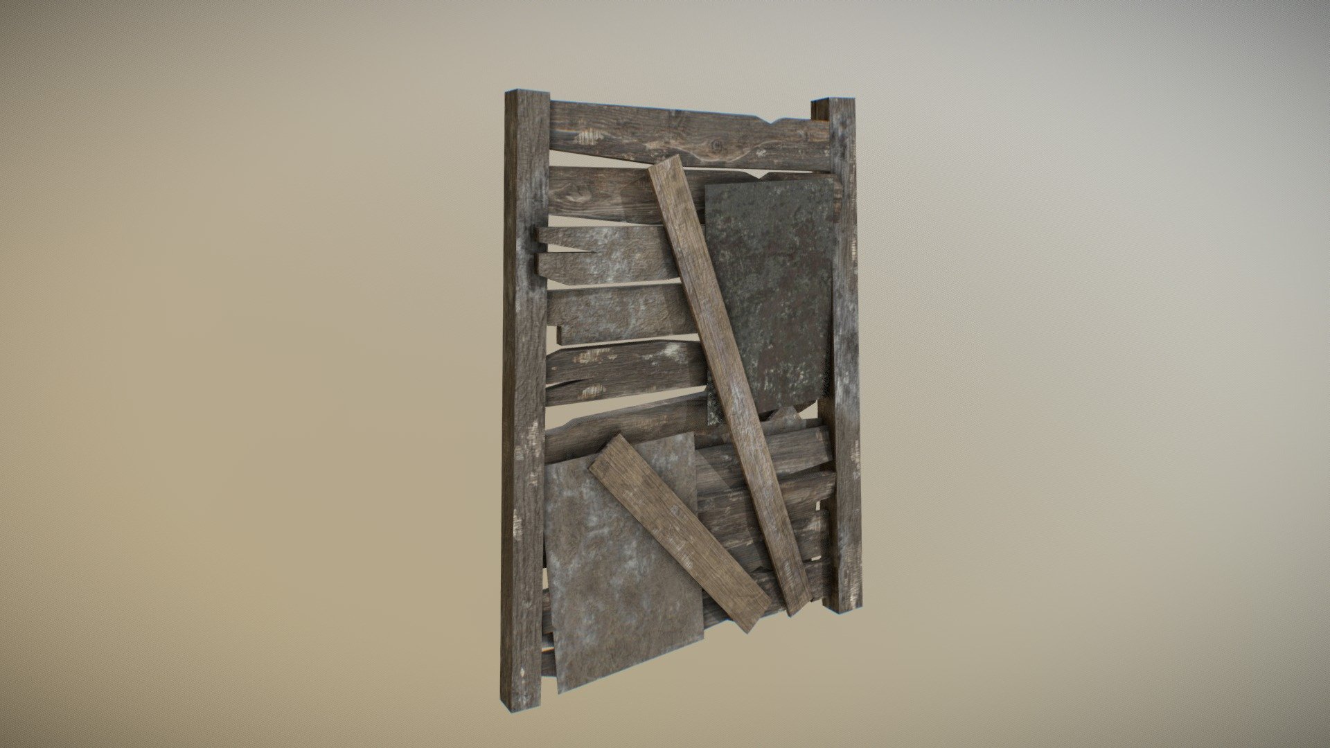 Junk Fence 5 - 3D model by a_maznev [2a043db] - Sketchfab