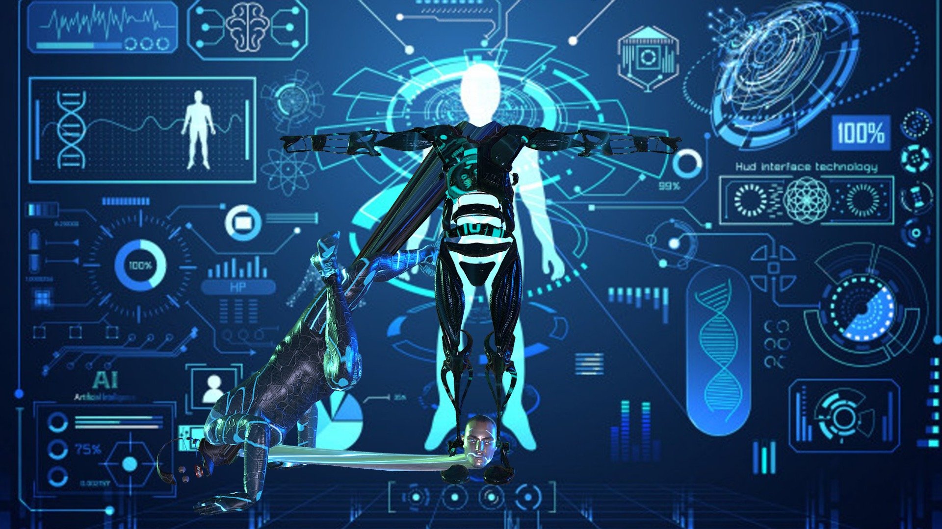 Humanoid Interface gone crazy - Download Free 3D model by Miguelangelo ...