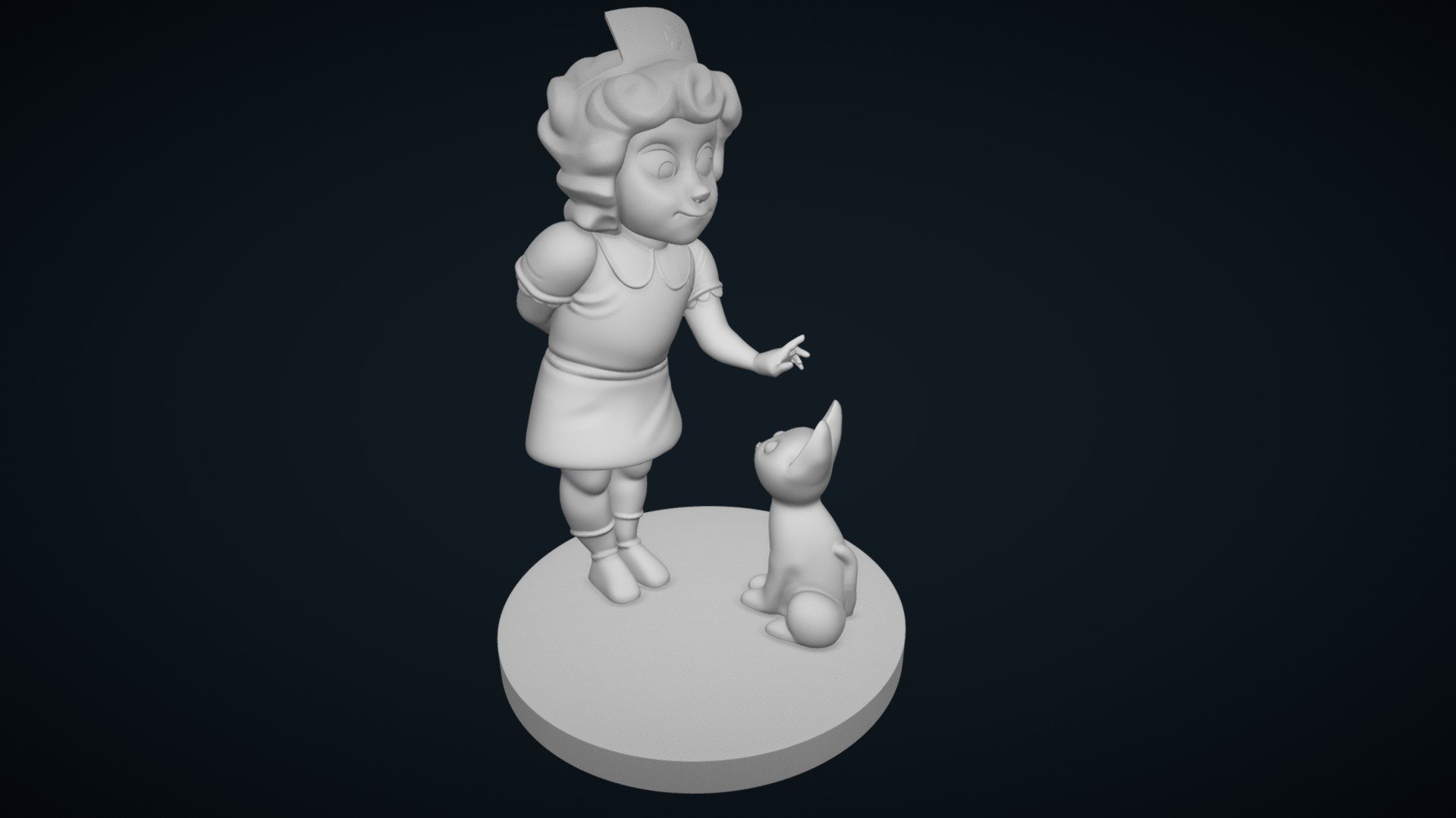Little girl vet - Download Free 3D model by jmarco2000 [2a052b4 ...