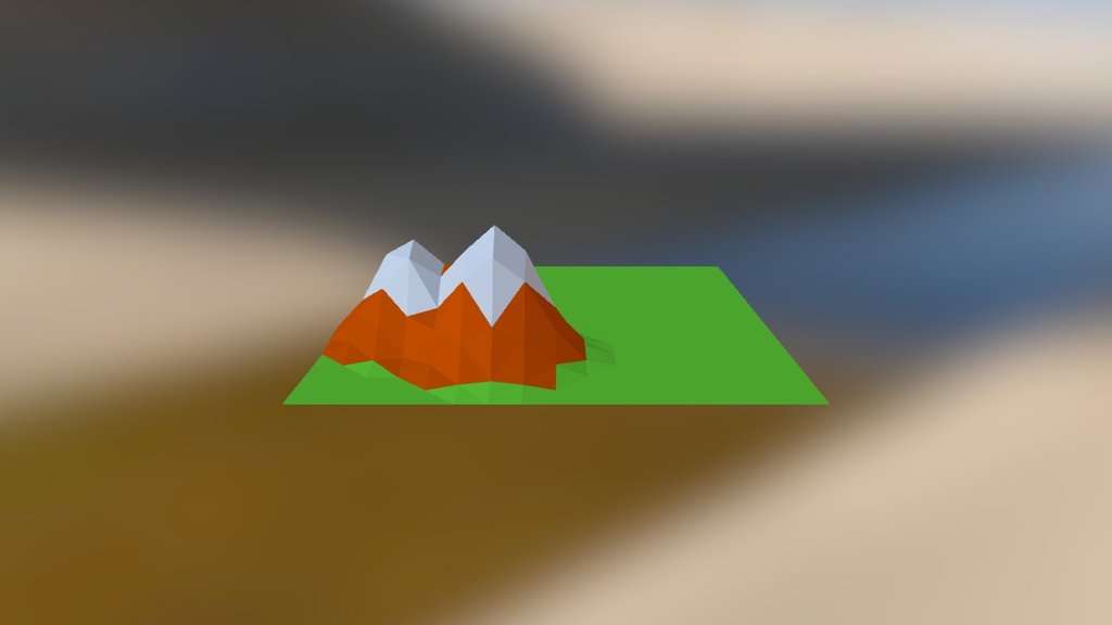 Mountain Scape Test - 3D model by yusty [2a07d0b] - Sketchfab