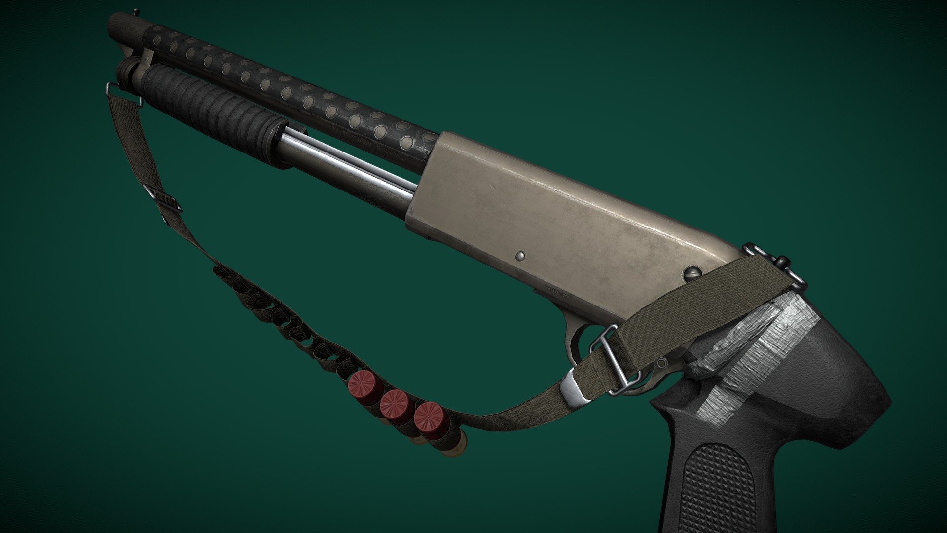 Ithaca M37 Stakeout - Download Free 3D model by Stevo (@stevend ...