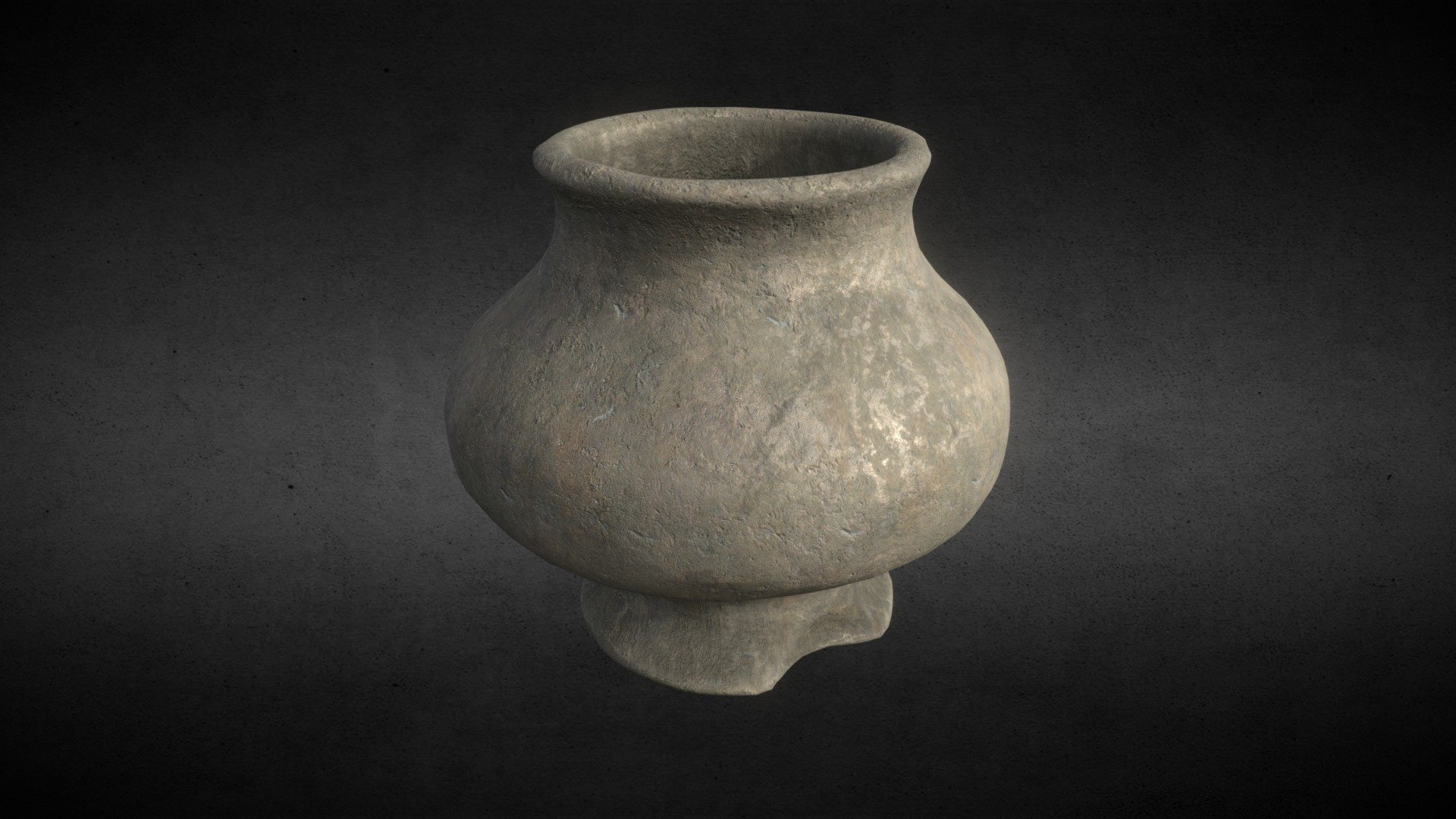 Ancient Stone Pot PBR|UVW|8K - Download Free 3D model by EmrysRyan ...