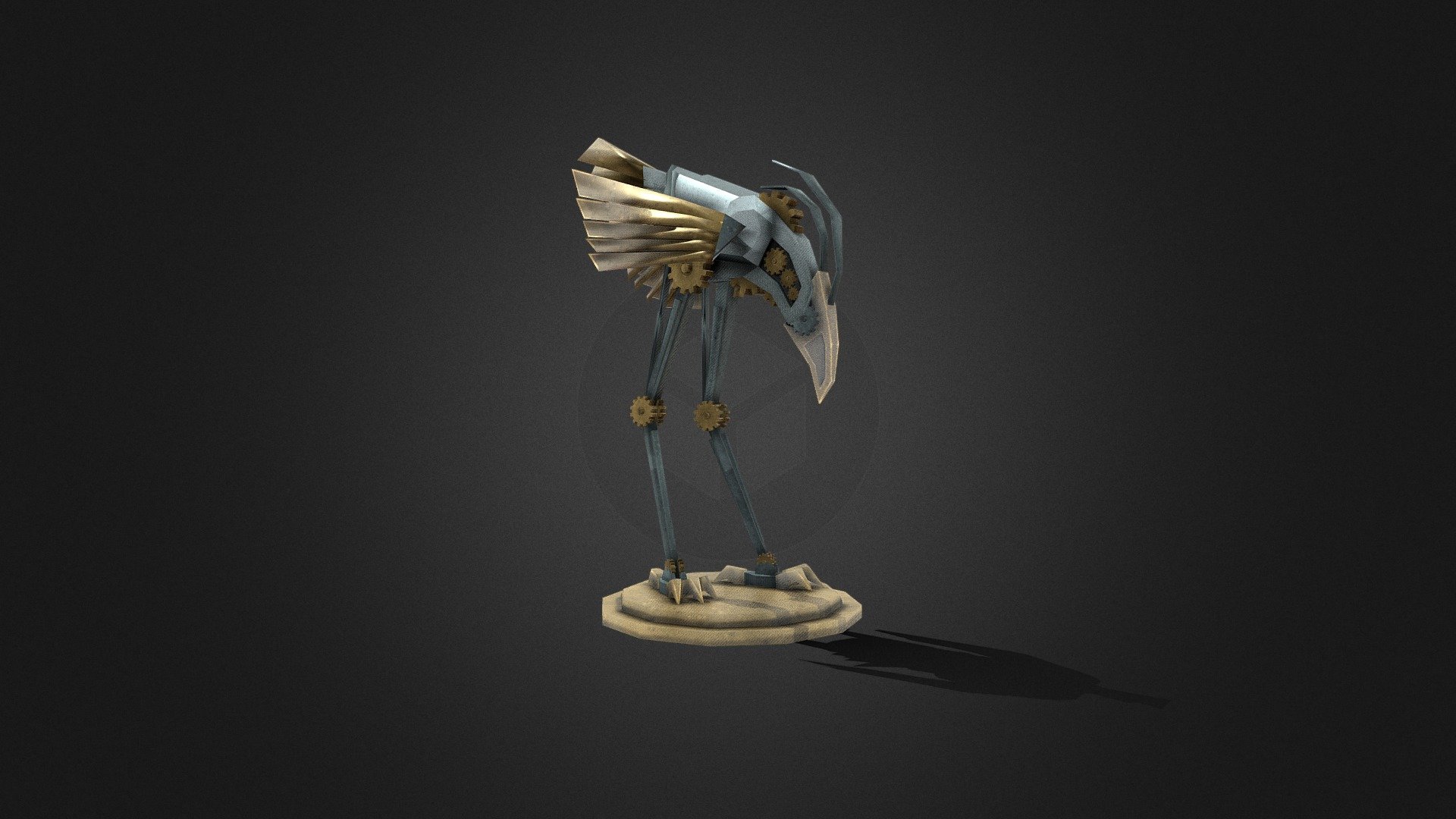 Berd steampunk - 3D model by maksimpetrik [2a0ac8d] - Sketchfab