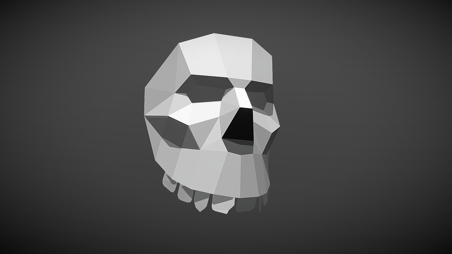 Mask X lowpoly mask - 3D model by paperstatue [2a0bdc5] - Sketchfab