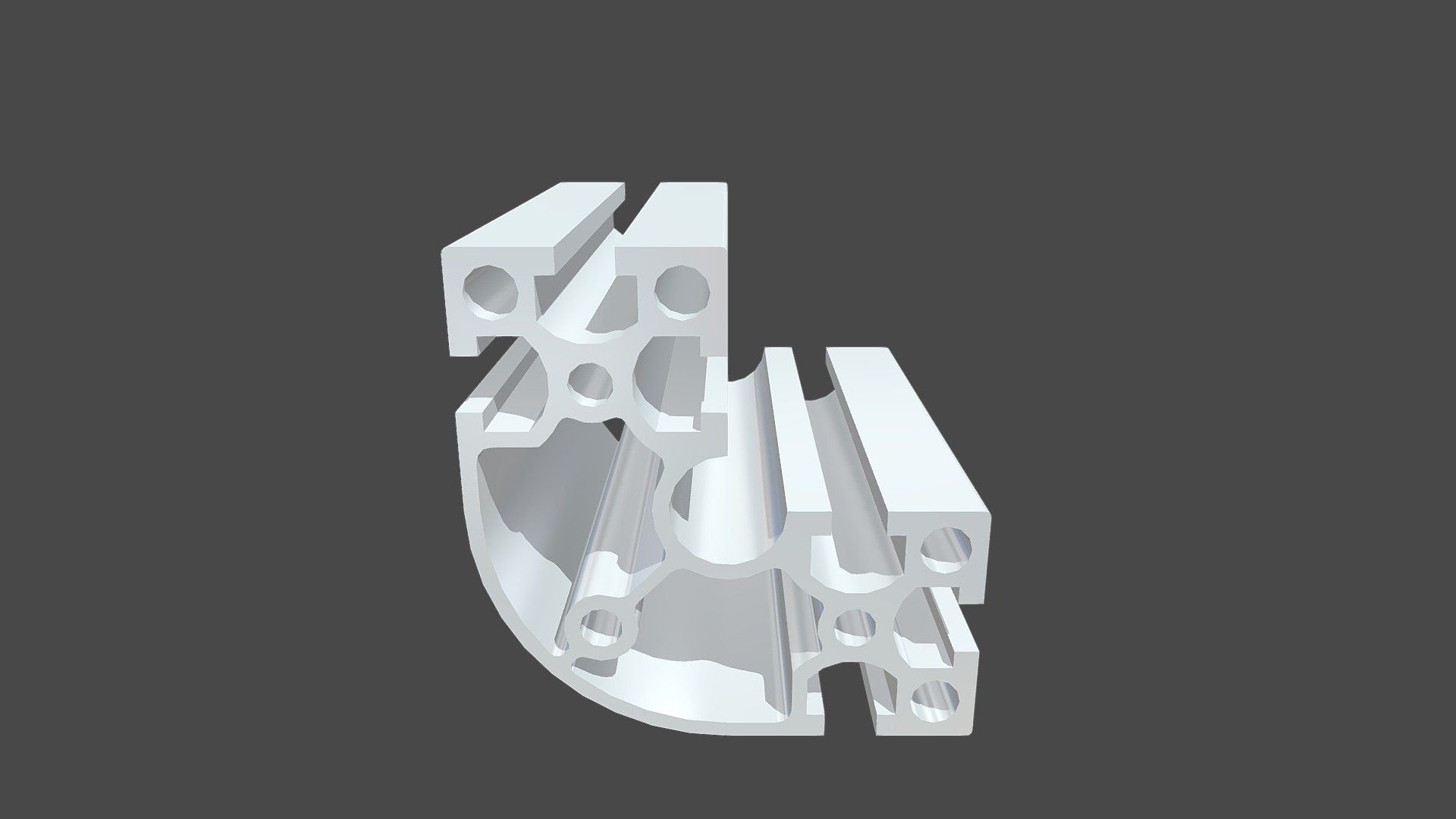 【EFR-8840 鋁擠型】80x80 - Aluminium Extrusion - 3D model by 明銳機械股份有限公司 ...