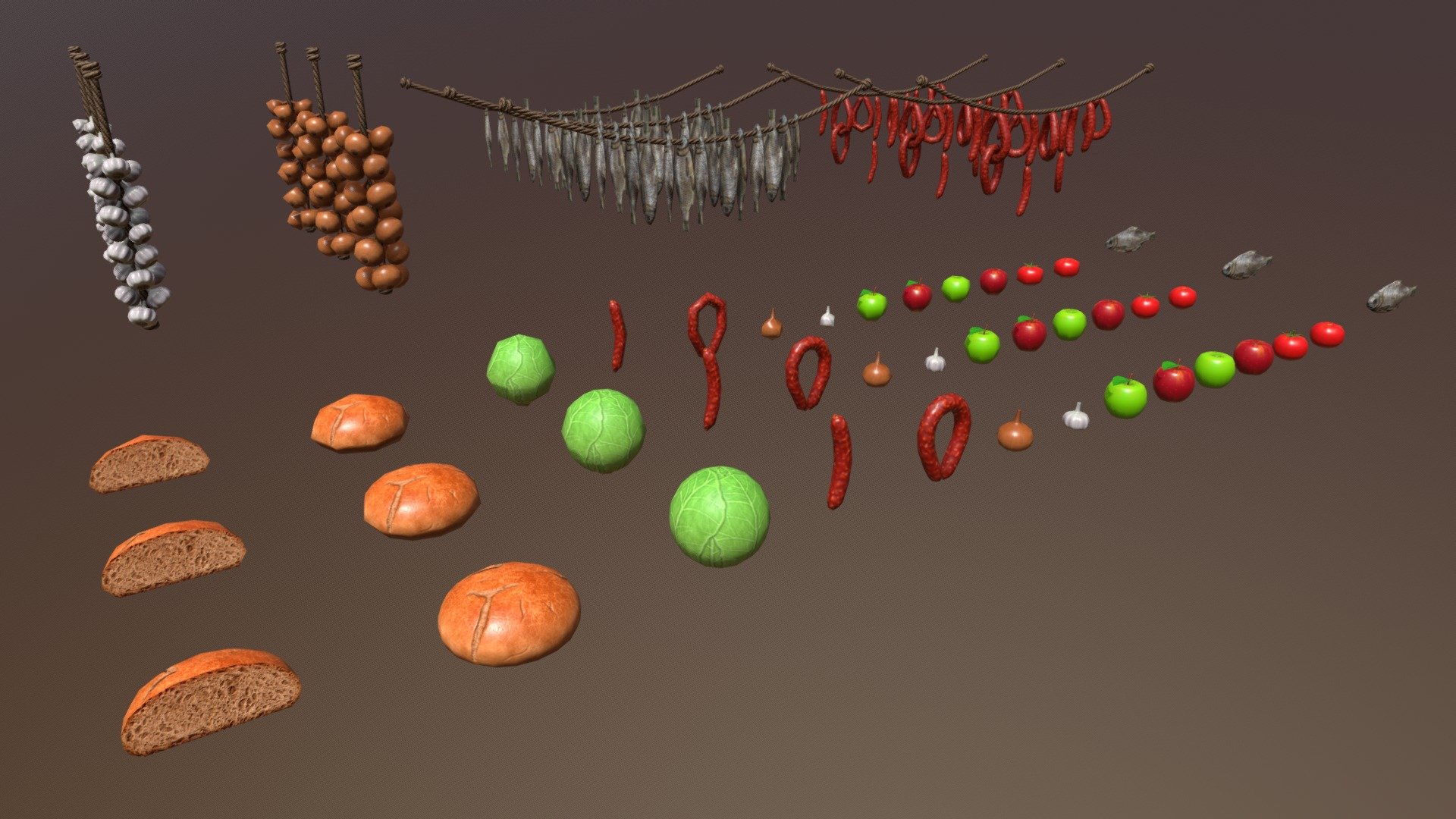 Food (GameReady + 3 LODs) - 3D model by niver_mk (@niver_mk) [2a0fa10 ...