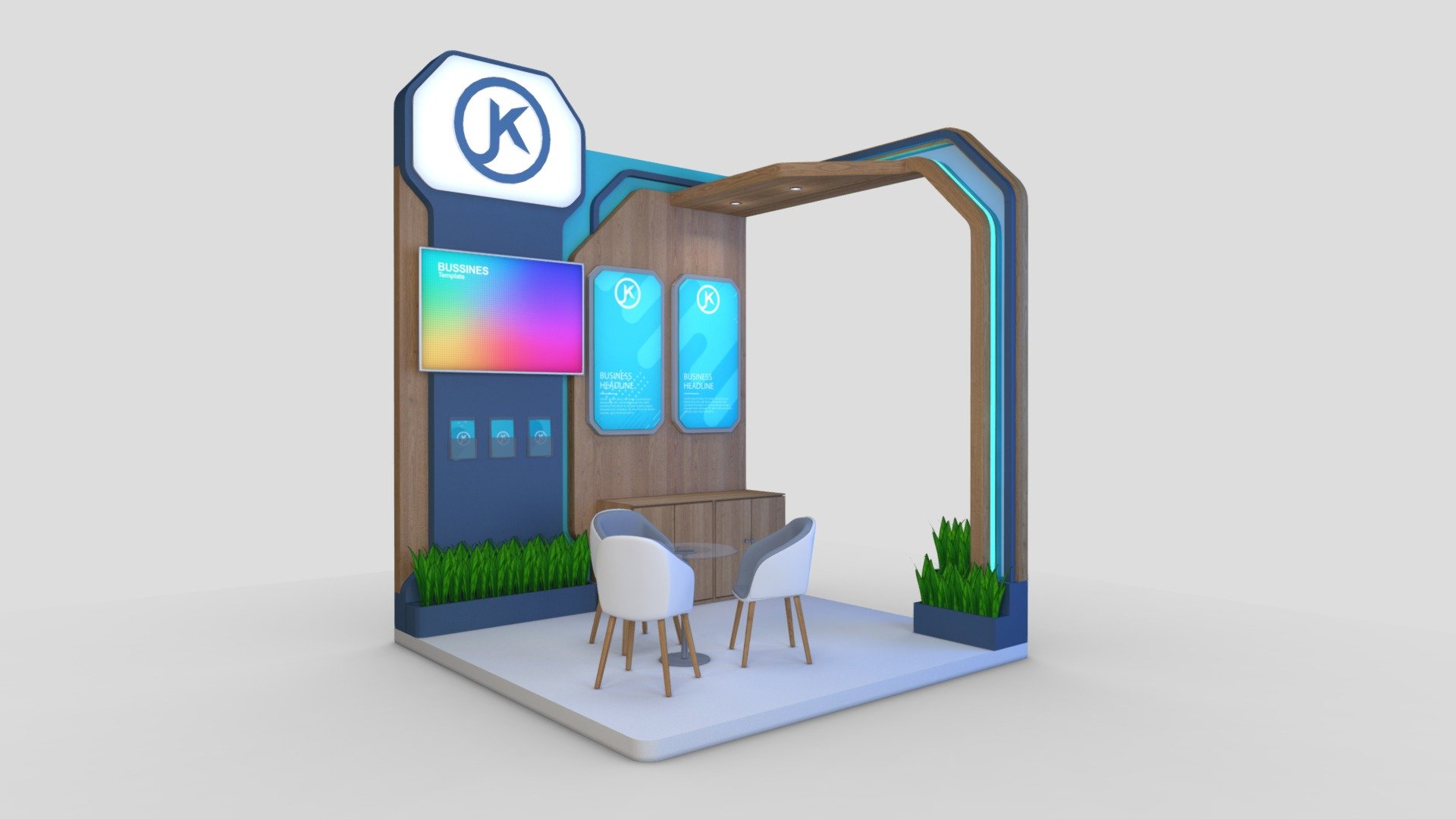 MINI BOOTH 02 - Buy Royalty Free 3D model by fasih.lisan [2a11c75 ...