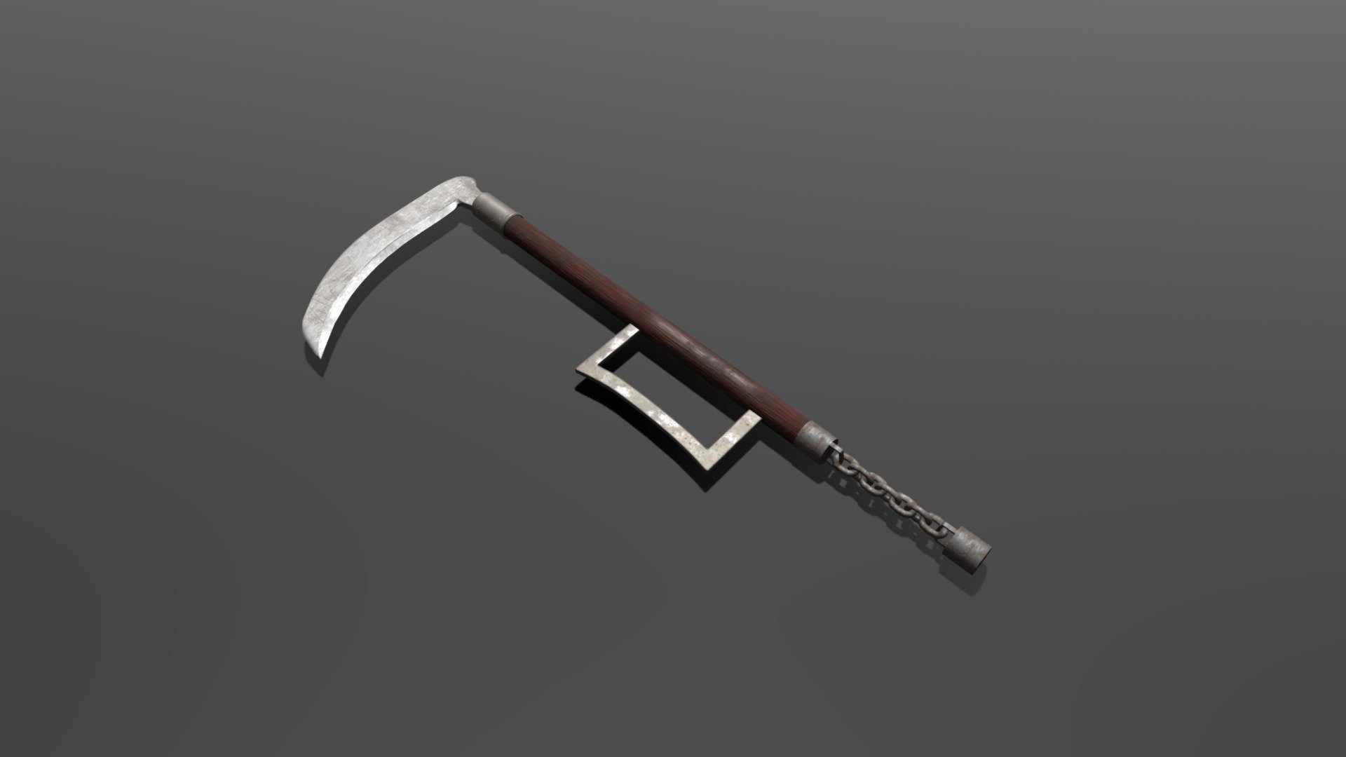 Kusarigama - 3D model by Wilton Walmsley (@WiltonWalmsley) [2a1359f ...