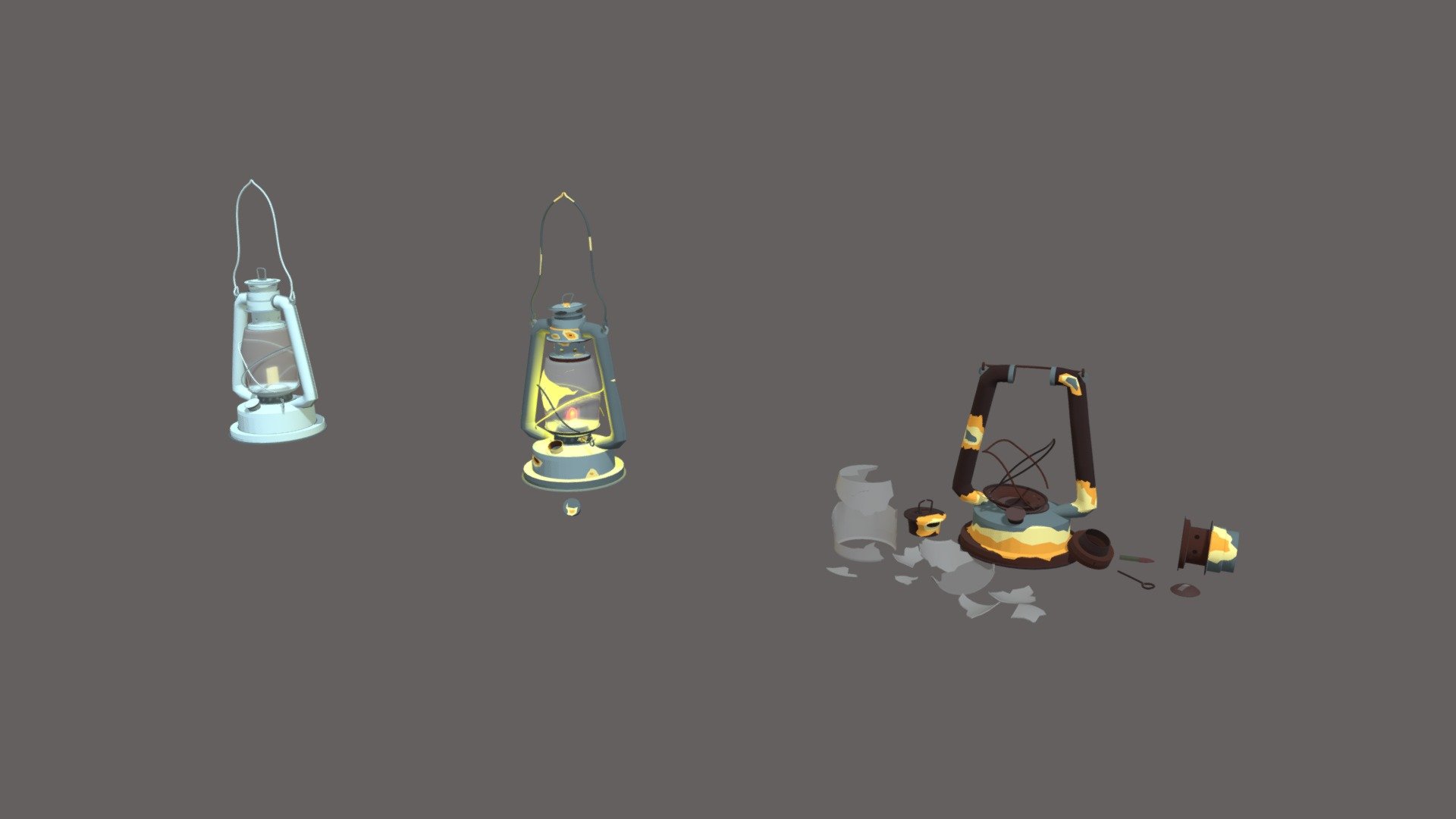 Damage levels of a lamp - Download Free 3D model by sunnik11 (@s11 ...