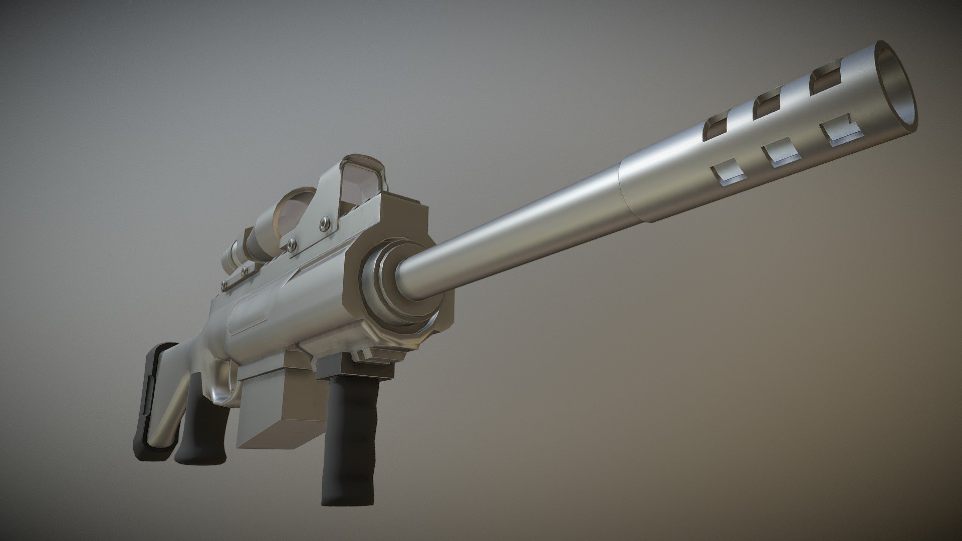 Assault Rifle Design - 3D model by DanAranDesigns [2a145b1] - Sketchfab