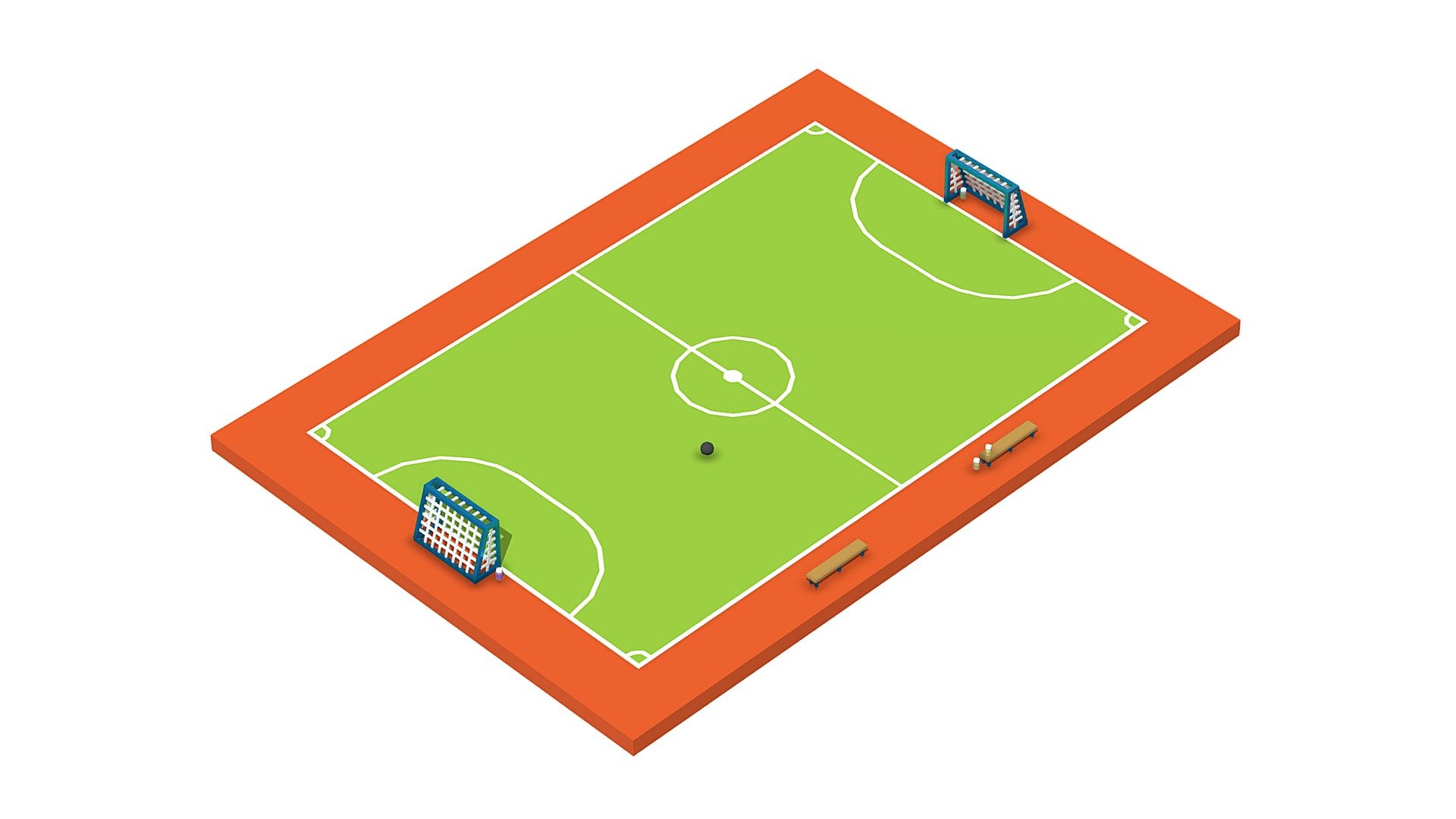 Futsal - Download Free 3D model by Konstantin (@burunduk) [2a152bb ...