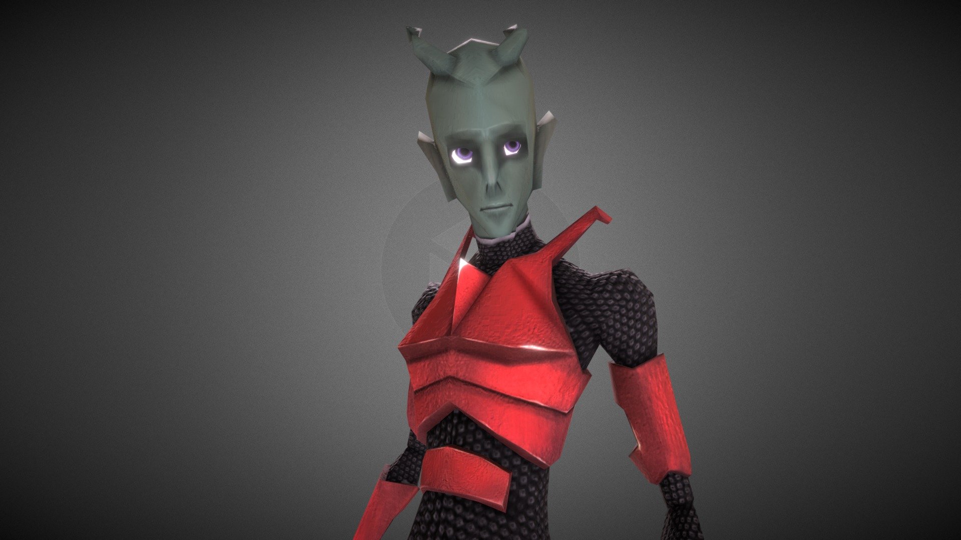Alien Character - 3D model by alexu [2a15c38] - Sketchfab