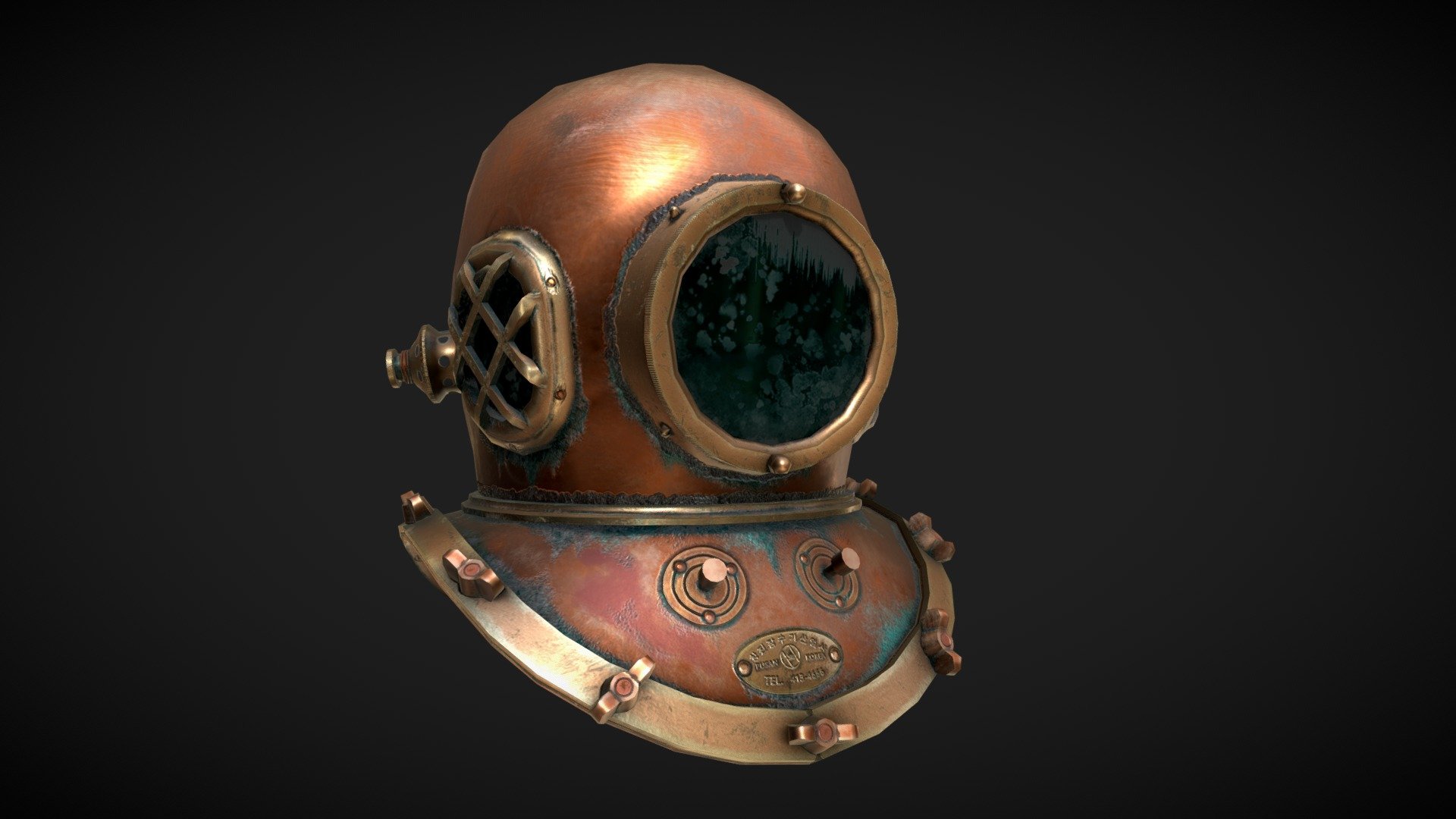 Diving Helm - Buy Royalty Free 3D model by PaulCarstens [2a16295 ...