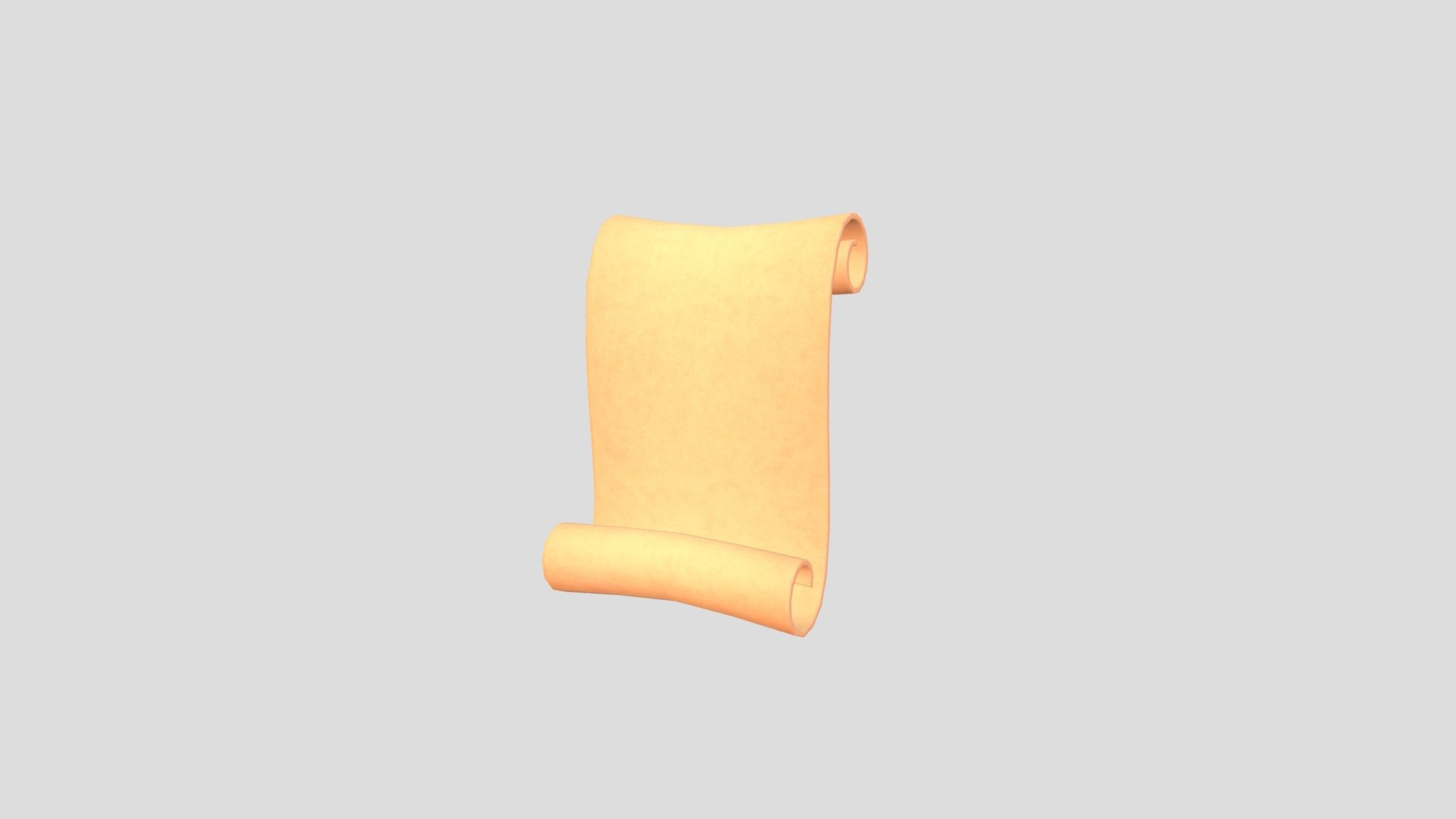 Scroll - Buy Royalty Free 3D model by bariacg [2a16940] - Sketchfab Store