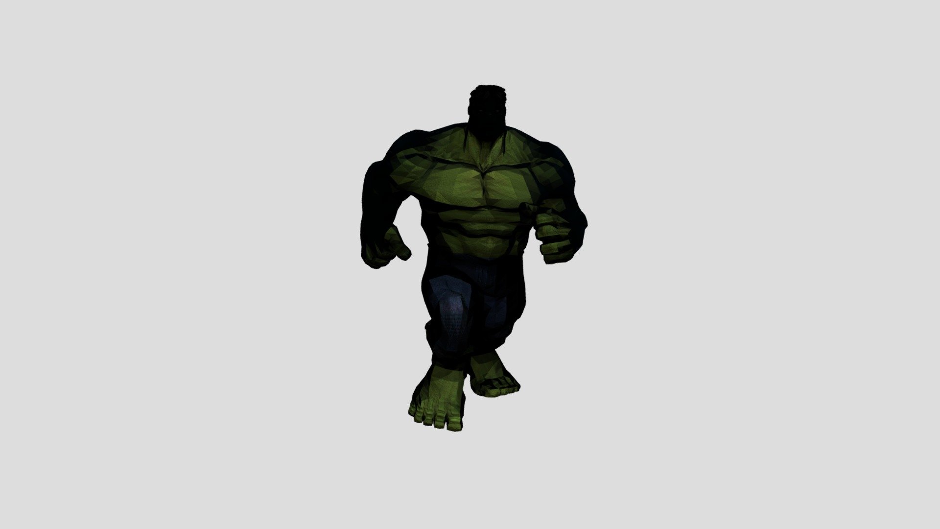 Running (1) hulk - Download Free 3D model by Mixamo animations ...