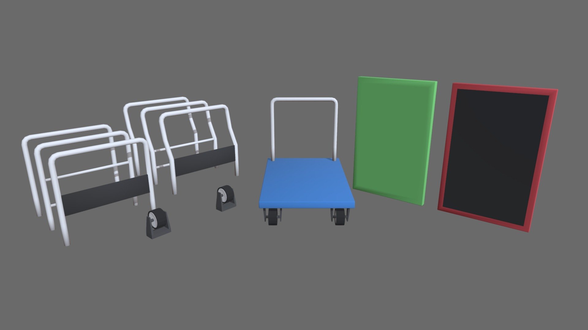 [Low Poly] Trolley Set - Download Free 3D model by not sampss (@sampss ...