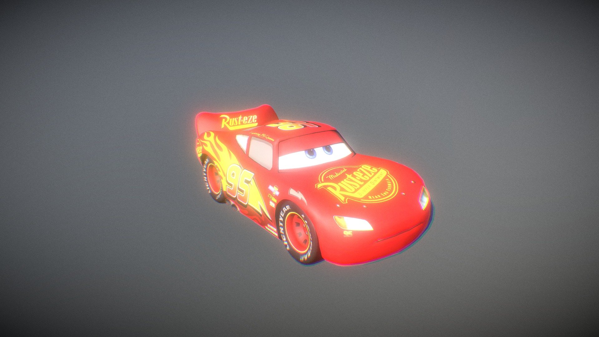Lightning McQueen - 3D model by 16585 [2a18f45] - Sketchfab