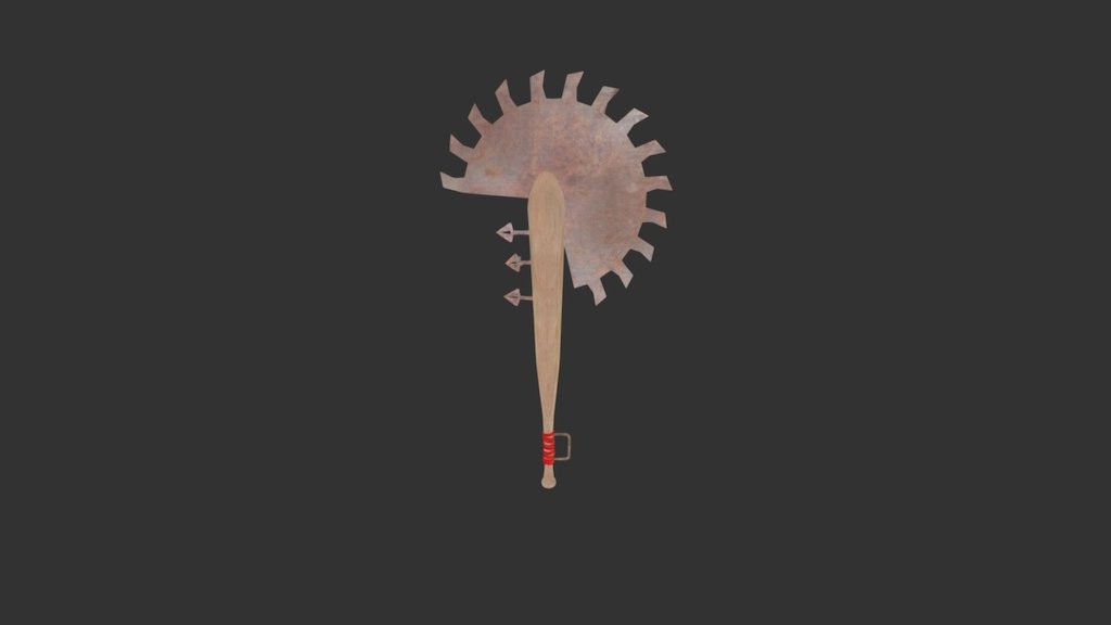 Weapon on zombie - 3D model by Swidru [2a1b7bc] - Sketchfab