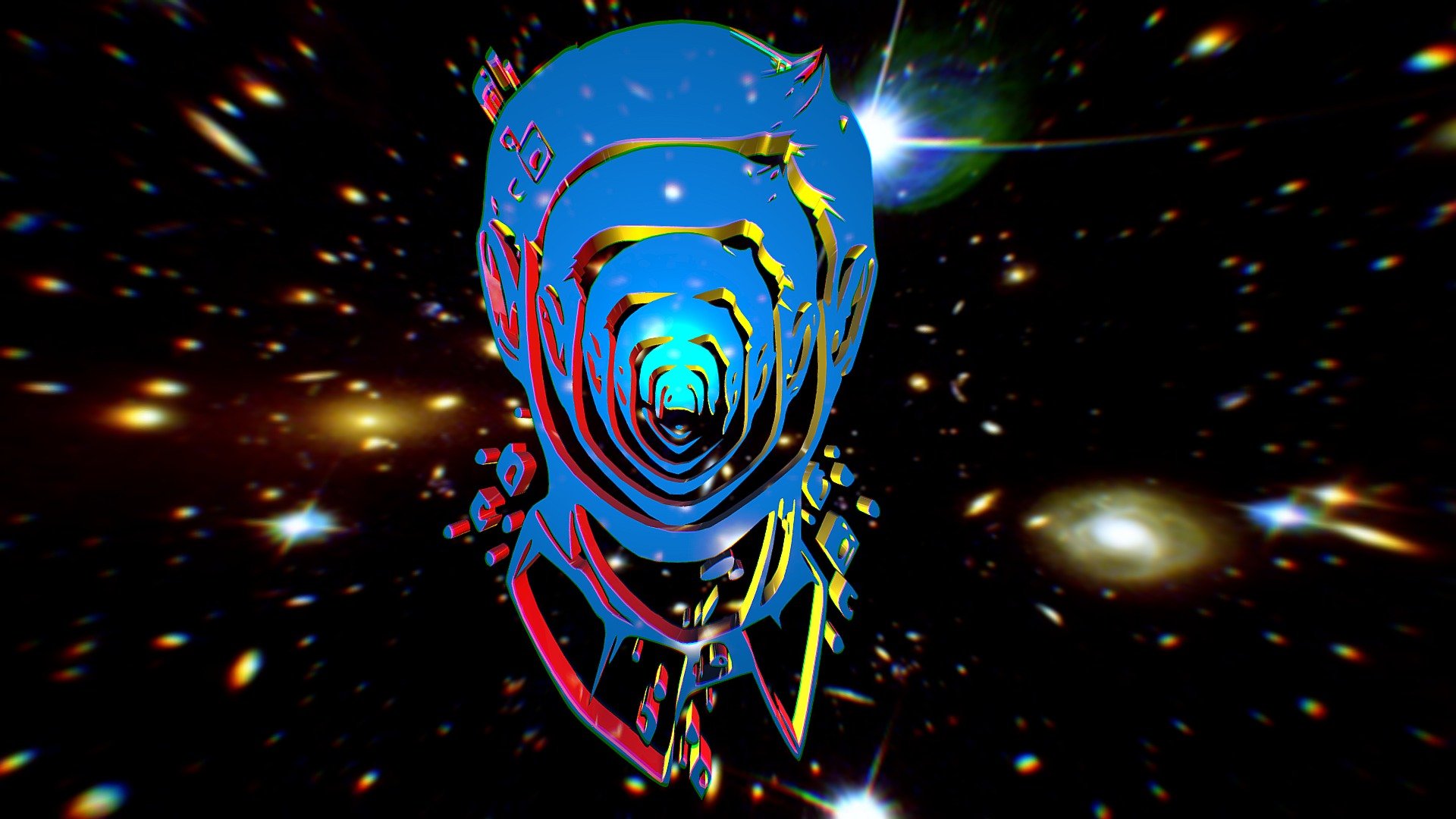 Infinity Space Face - Download Free 3D model by Miguelangelo Rosario ...