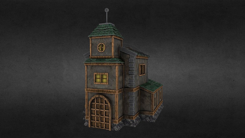 Low Poly Town Hall - Download Free 3D model by Sergi Trojanski ...