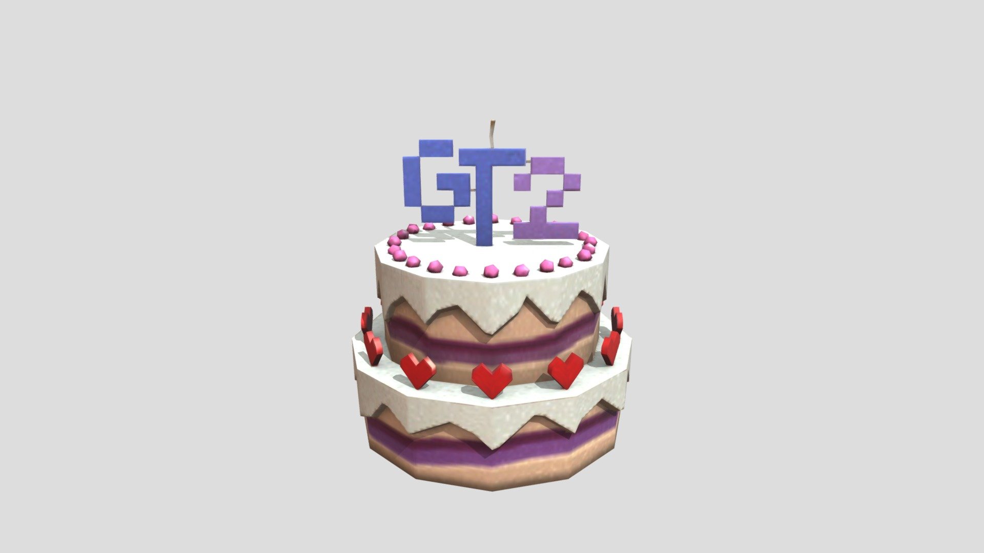 The Gorilla Tag GT2 Birthday Cake - Download Free 3D model by ...