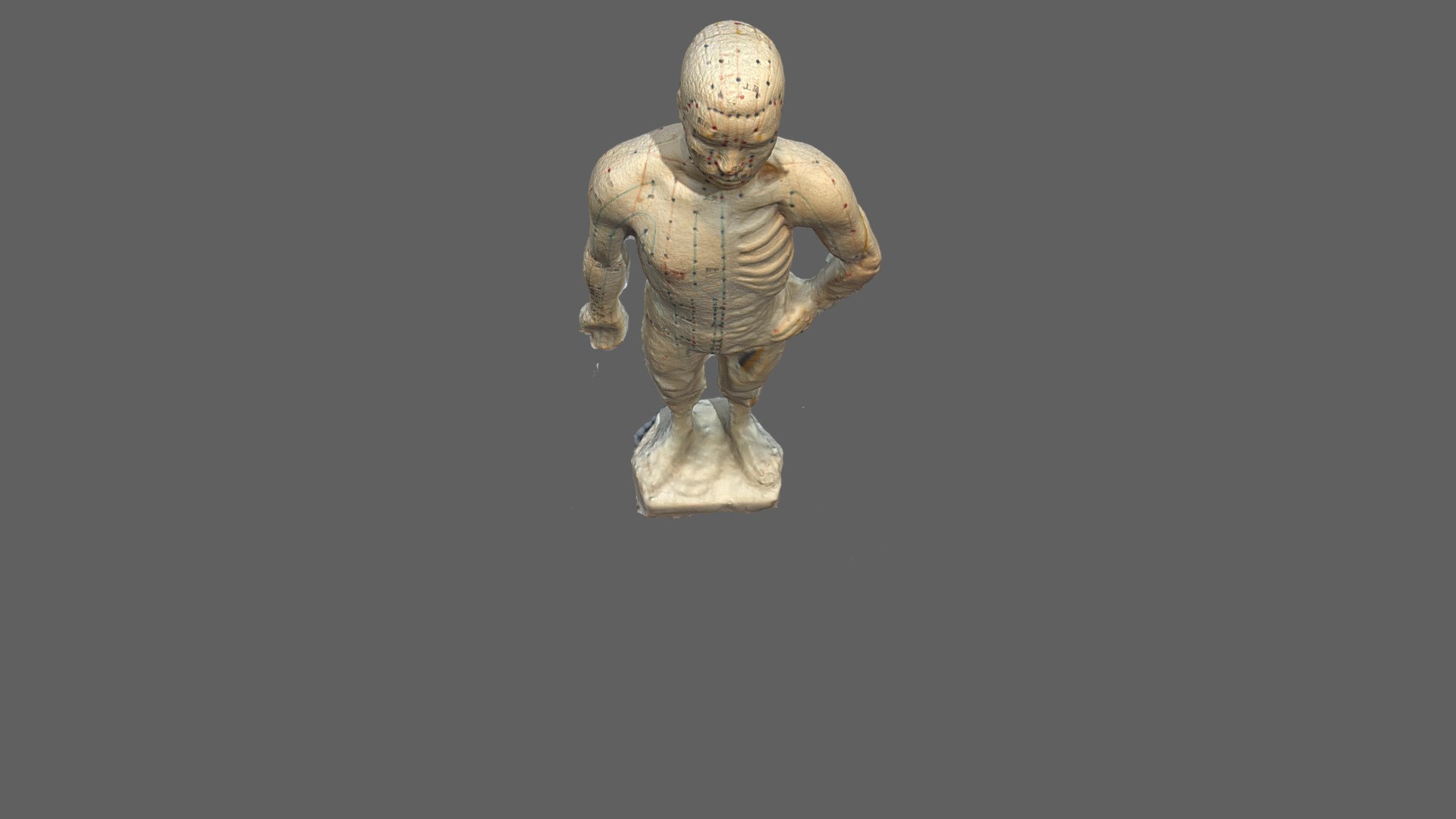 Vintage Acupuncture Figure - 3D model by Arena 360 (@www.arena360.co.uk ...