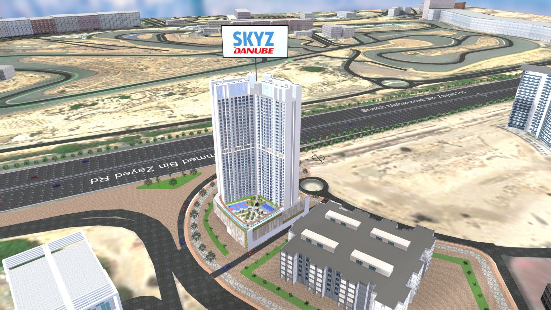 Skyz By Danube - Location View - 3D model by SquareYards (@square-yards ...