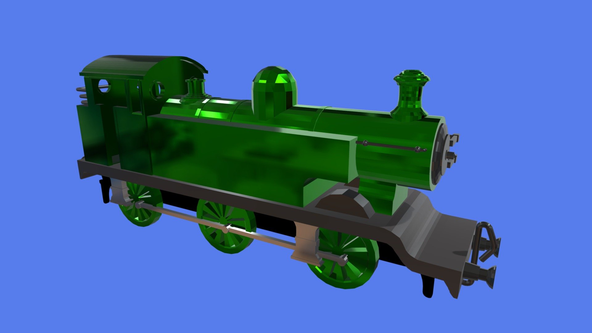 TRAIN ENGINE - 3D model by fasteng [2a22382] - Sketchfab