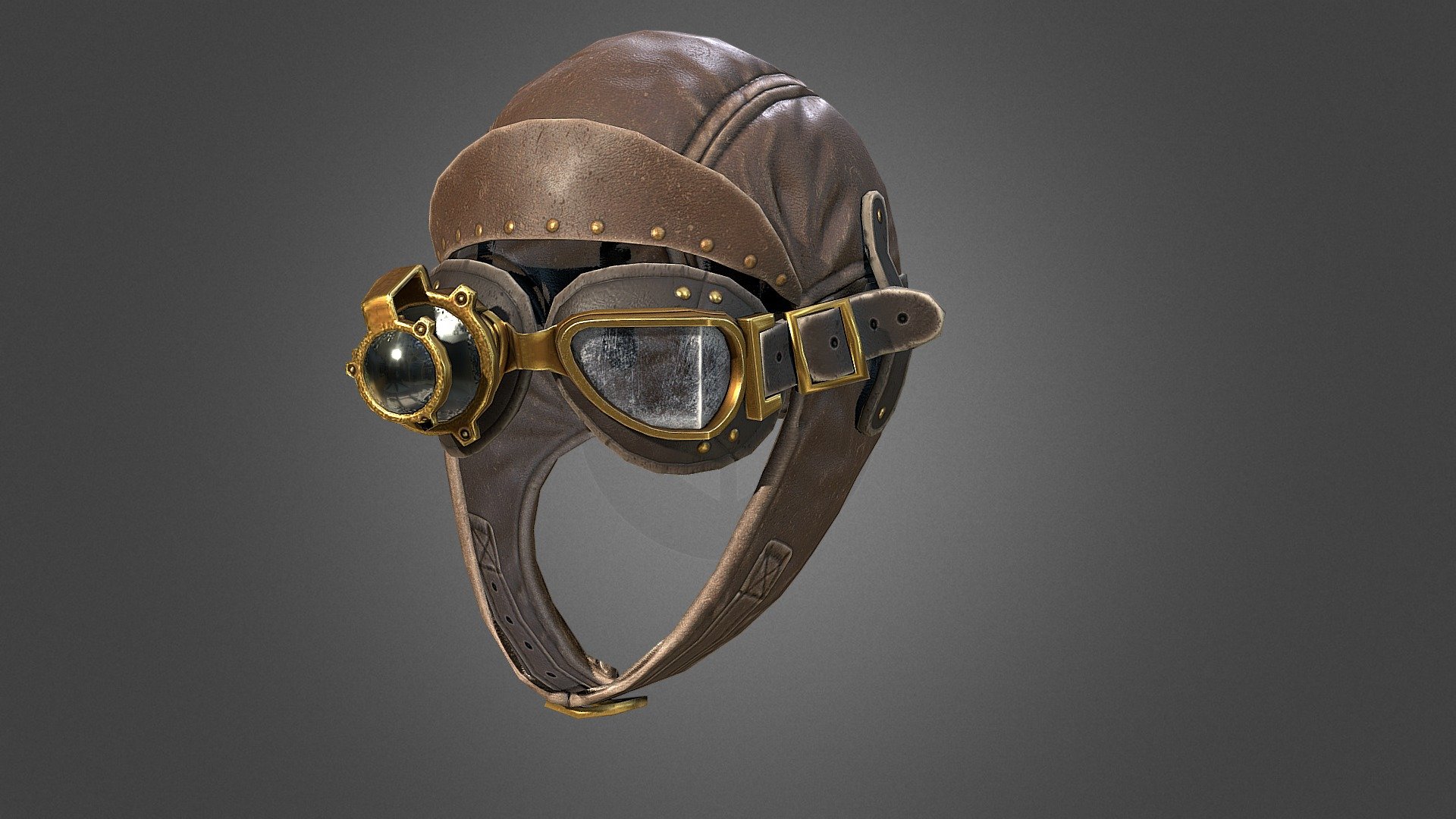 Aviator Cap Basic - 3D model by Portalarium [2a224eb] - Sketchfab