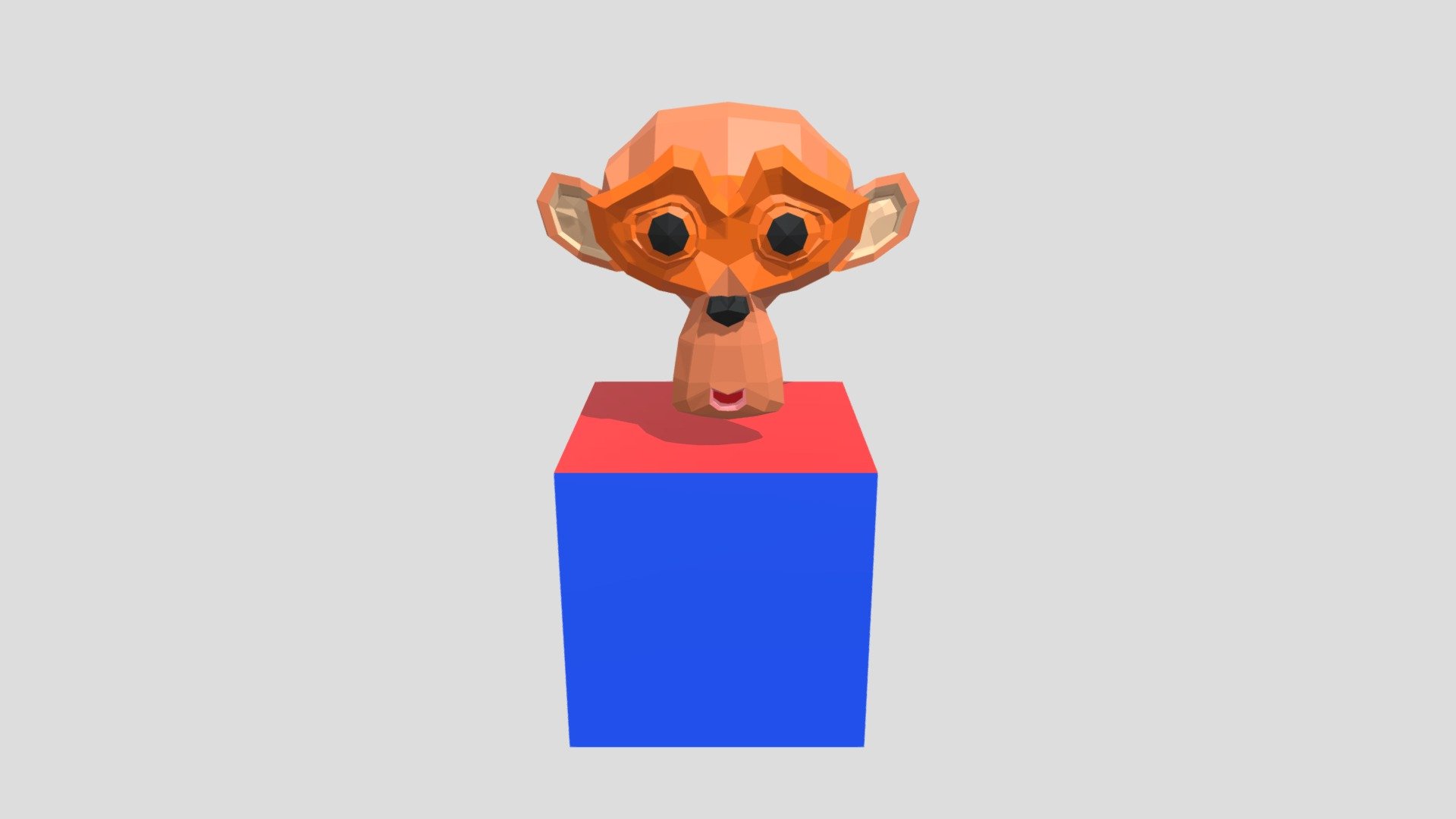 monkey - 3D model by vanessa_oktavian [2a22c94] - Sketchfab