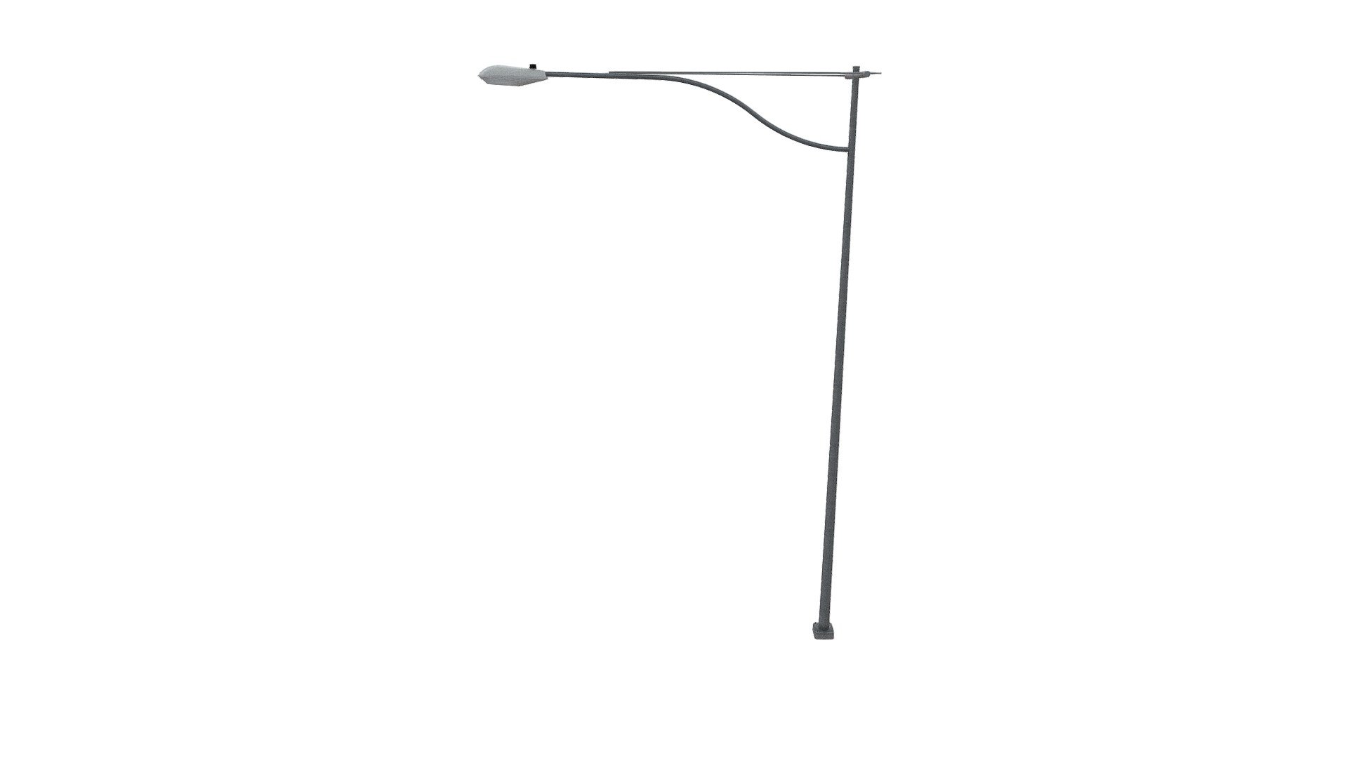 Double guy arm light pole 1 - Download Free 3D model by Streetlights ...