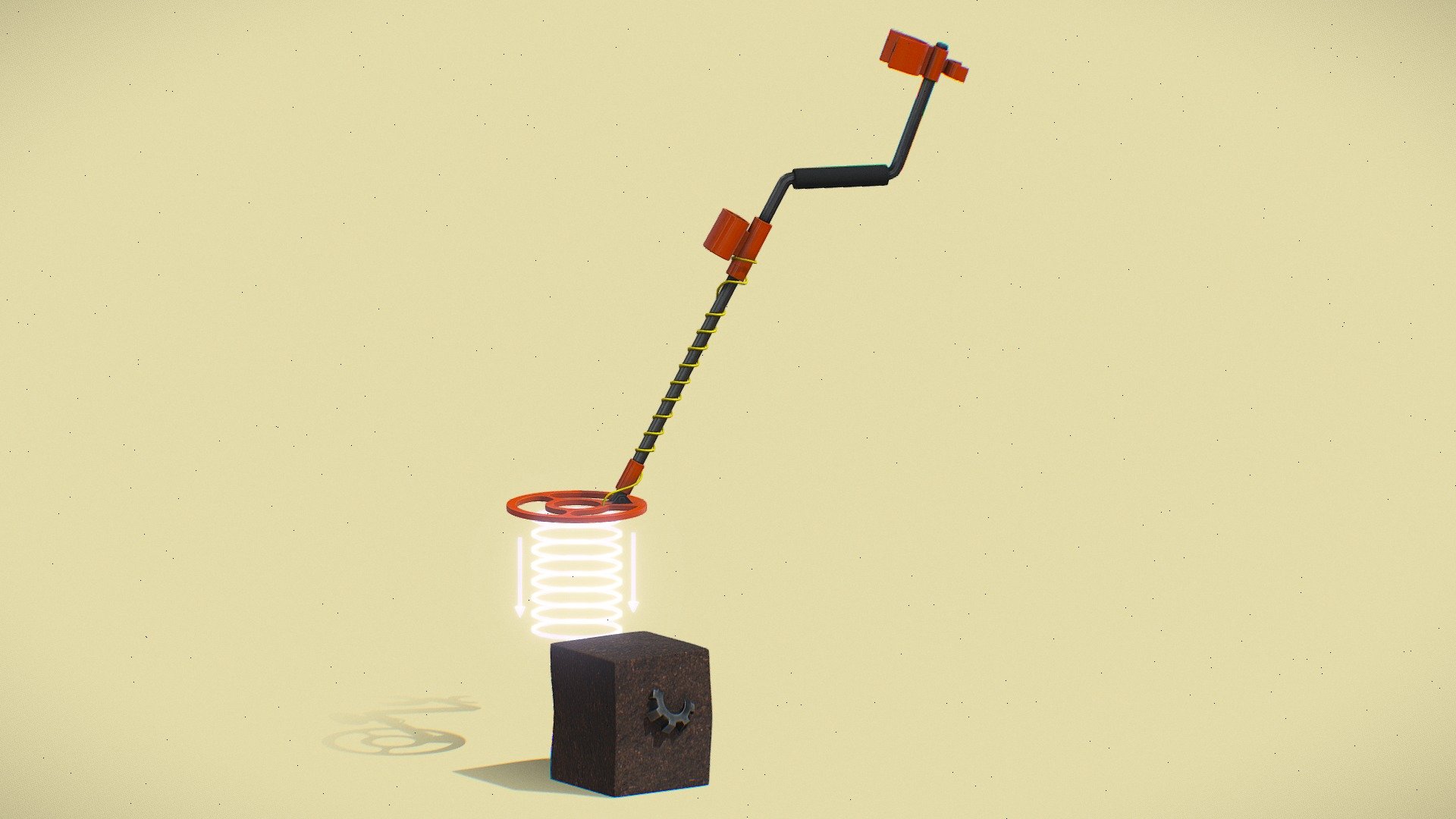 Metal Detector - Download Free 3D model by arloopa [2a25cc4] - Sketchfab